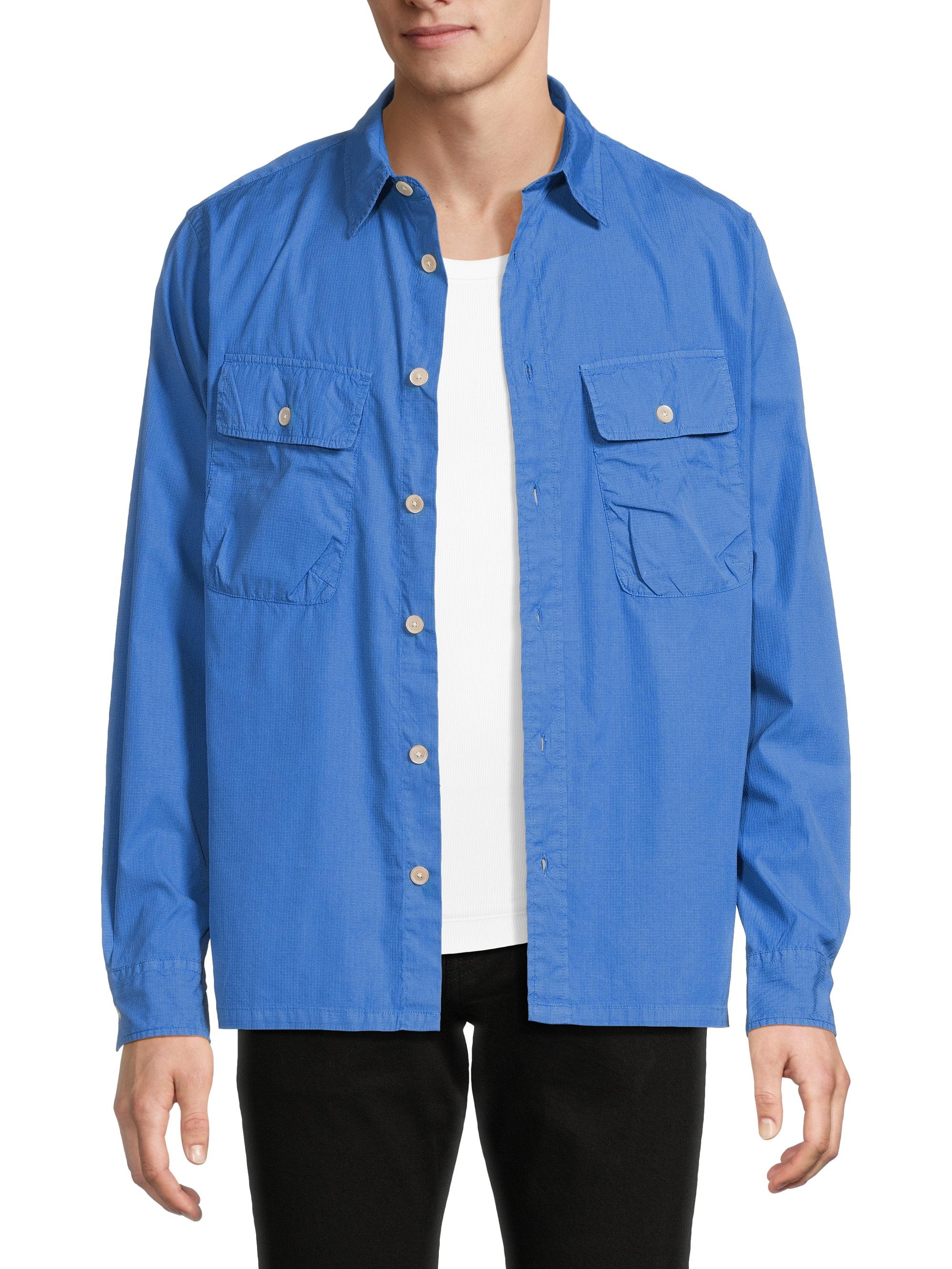 Click here for Paul Smith Mens Flap Pocket Cotton Blend Overshirt... prices