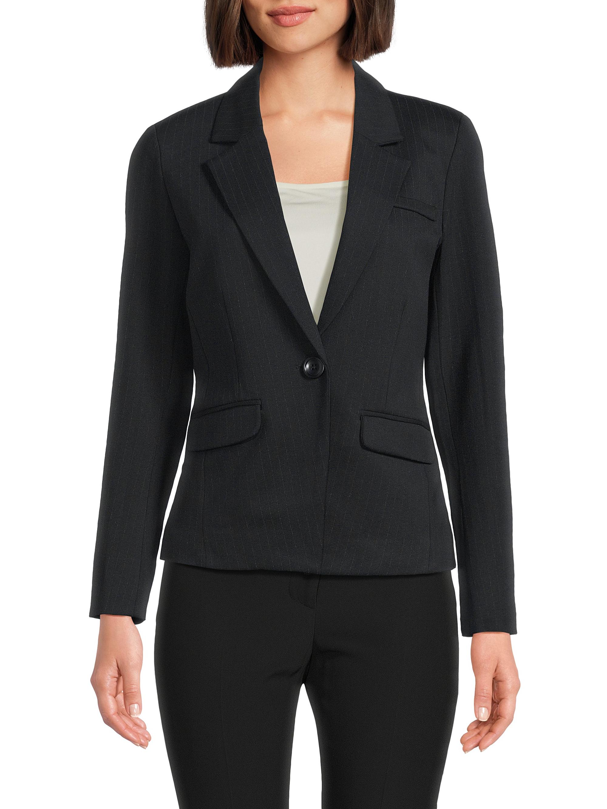 Click here for Saks Fifth Avenue Womens Classic Pinstripe One-But... prices