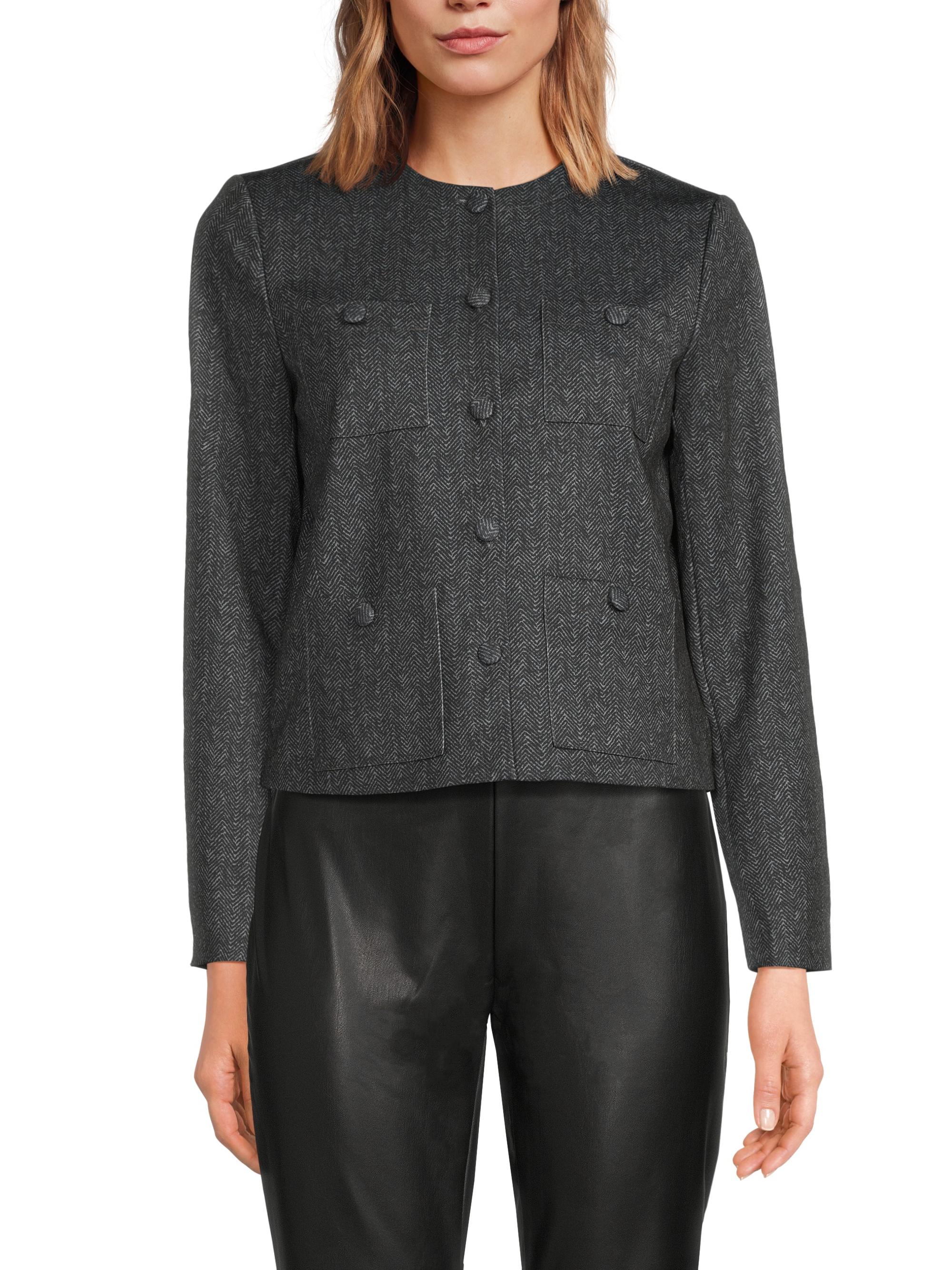 Click here for Saks Fifth Avenue Womens Ladylike Crewneck Herring... prices