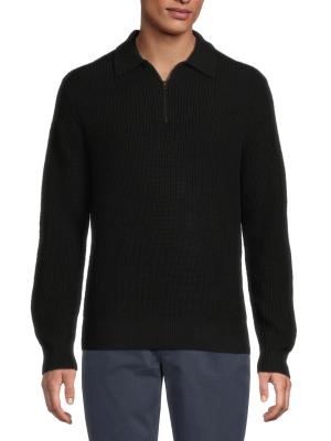 Vince Shaker Wool-Cashmere Polo Sweater on SALE | Saks OFF 5TH