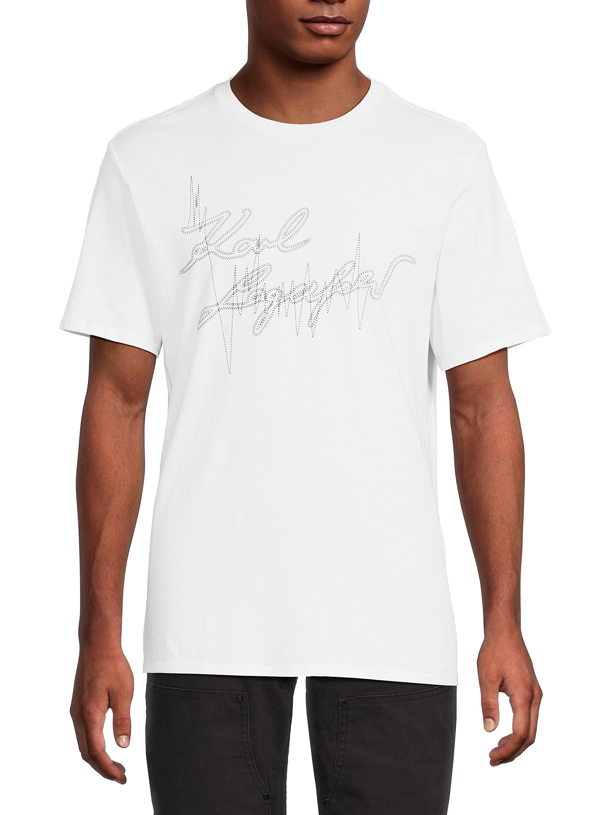 Click here for Karl Lagerfeld Paris Mens Faux Embroidered Cotton... prices