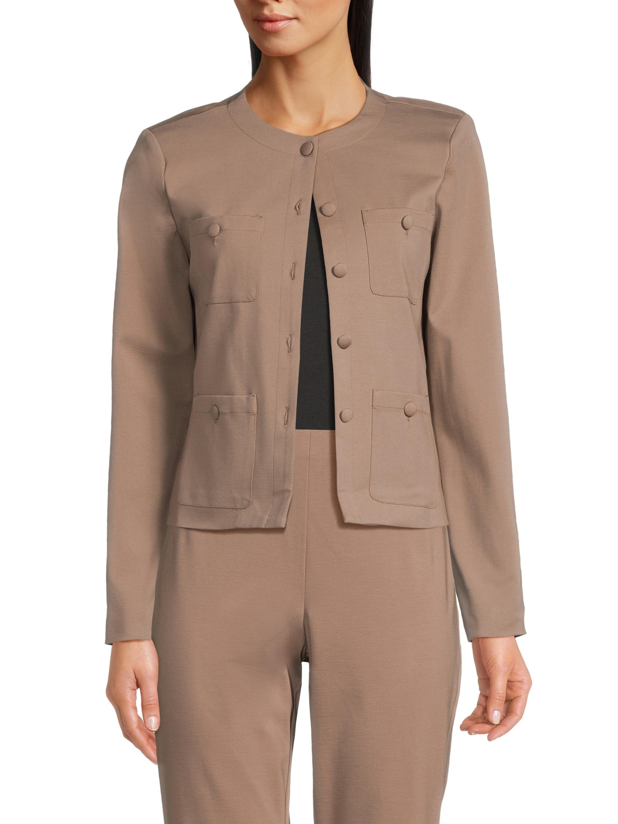 Click here for Saks Fifth Avenue Womens Ladylike Button-Down Jack... prices