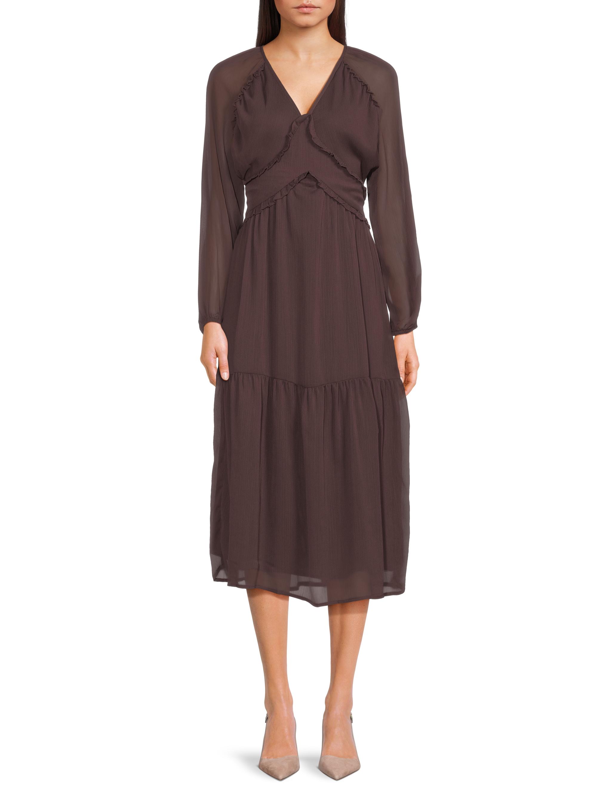 Click here for Saks Fifth Avenue Womens Tiered Zebra-Print Chiffo... prices