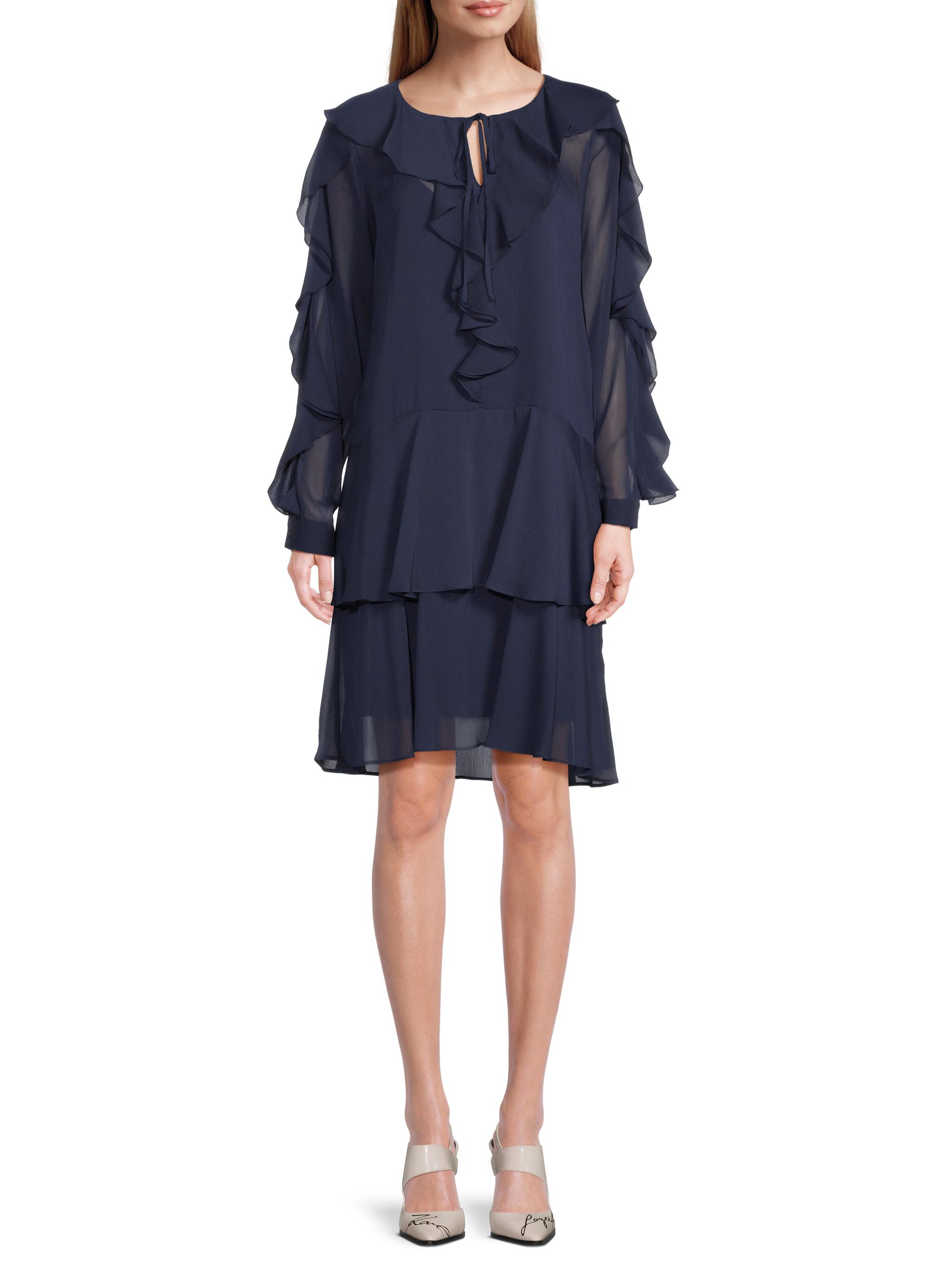 Click here for Karl Lagerfeld Paris Womens Ruffle Tiered Dress -... prices