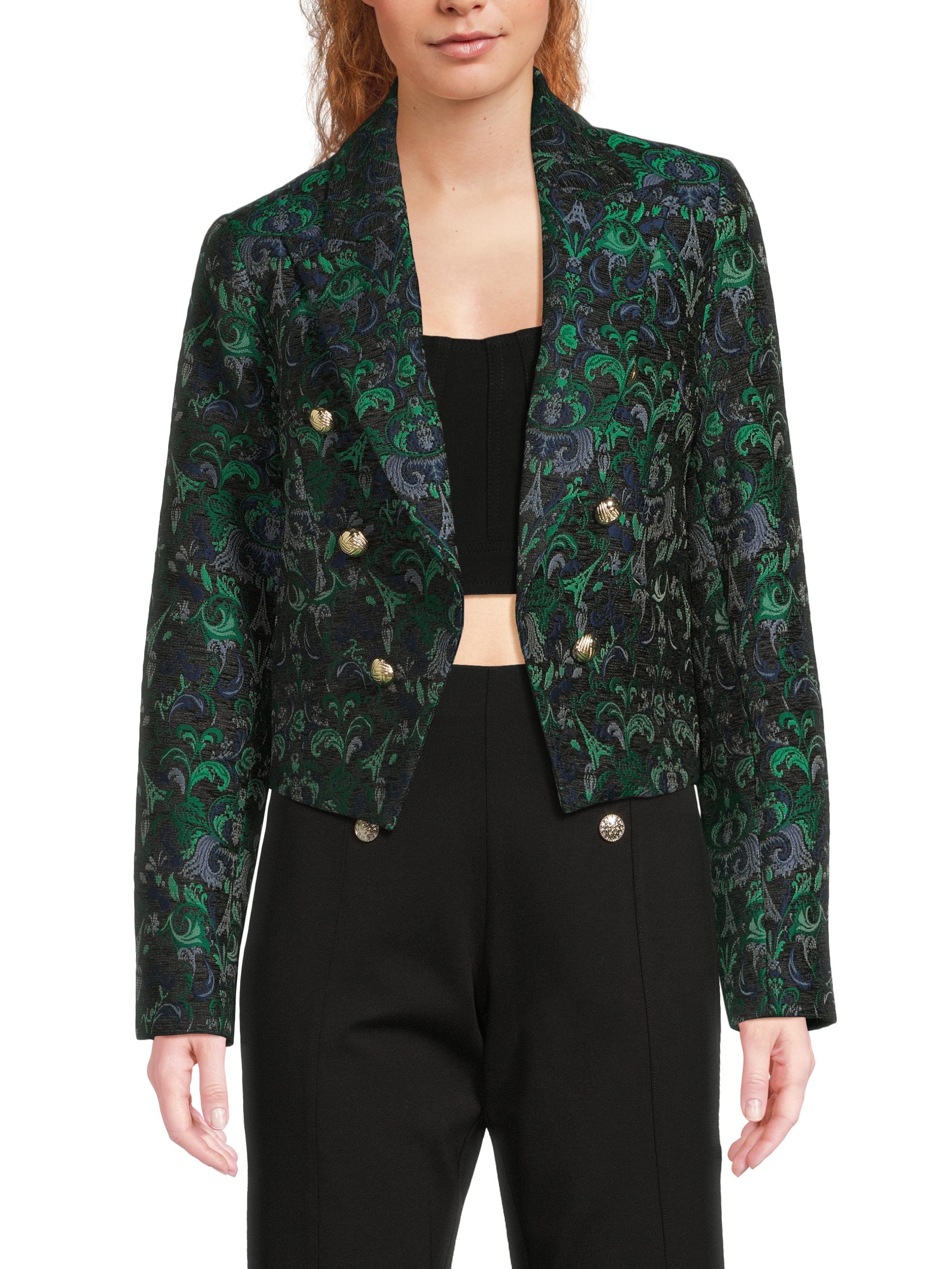 Click here for Karl Lagerfeld Paris Womens Cropped Textured Blaze... prices