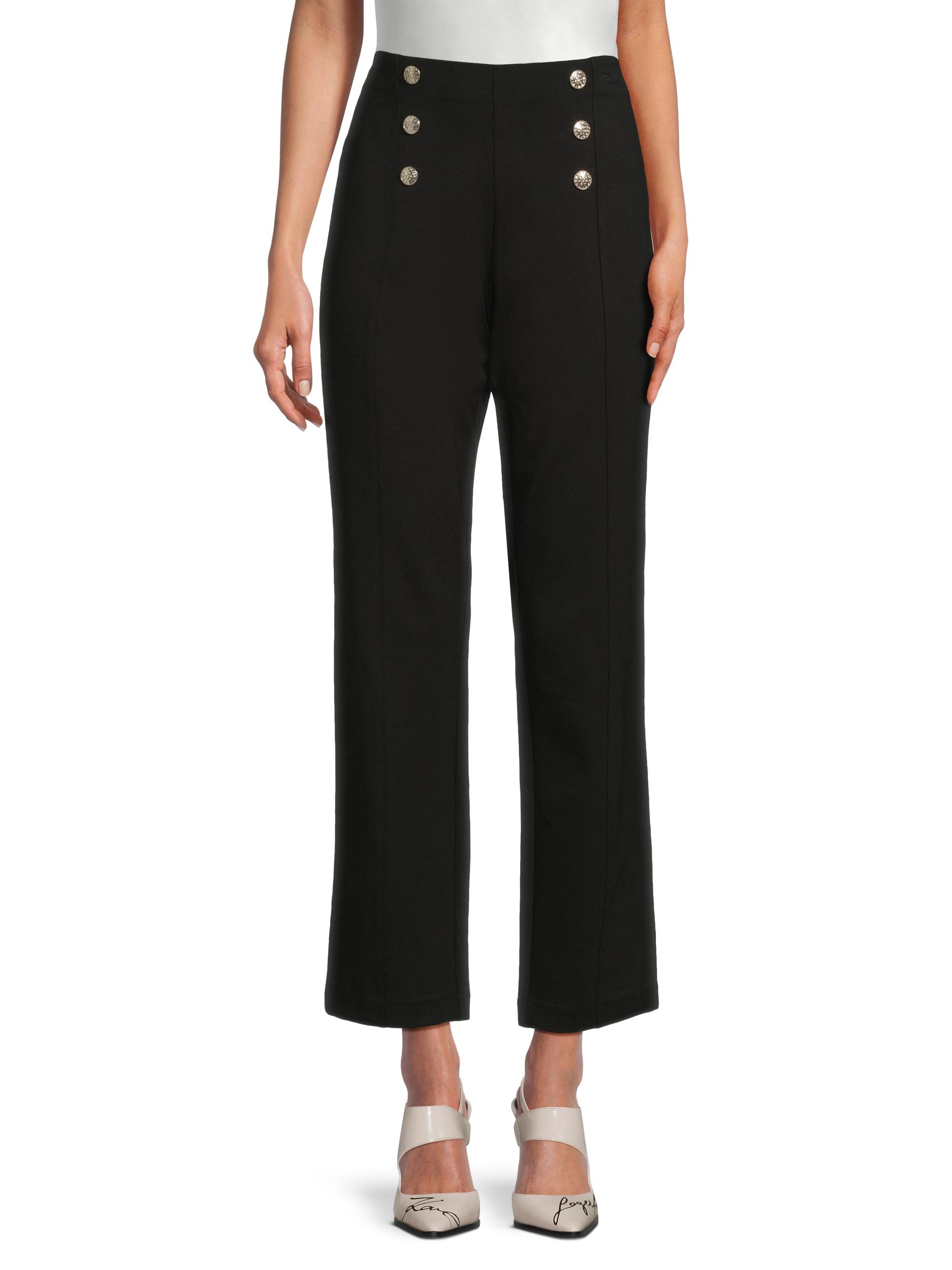 Click here for Karl Lagerfeld Paris Womens Crystal Button Ponte P... prices