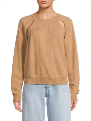 COLORUSH Palooza Cut-Out Cashmere Sweater on SALE | Saks OFF 5TH