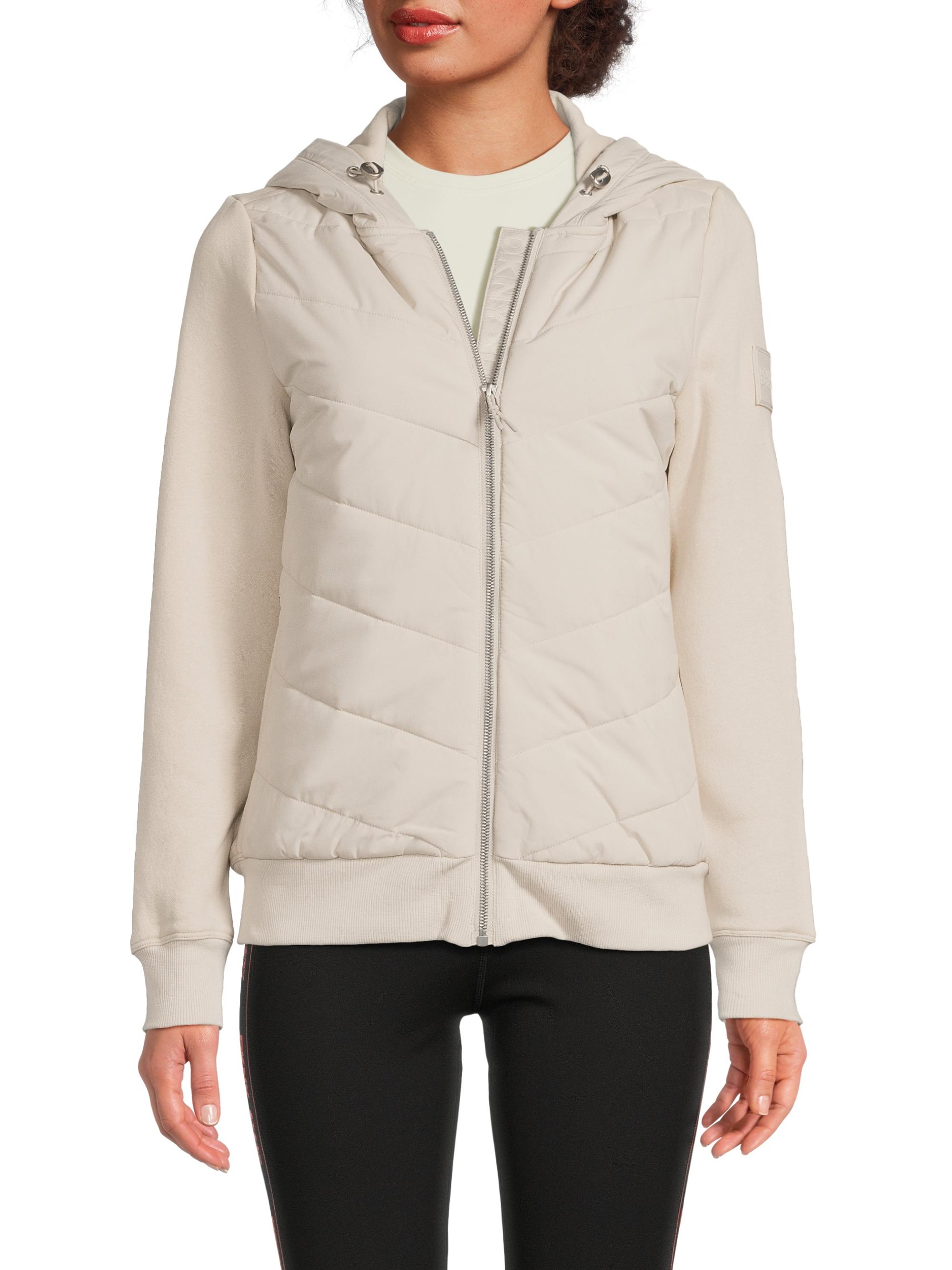 Click here for Dkny Sport Womens Lightweight Hybrid Jacket - Oat prices