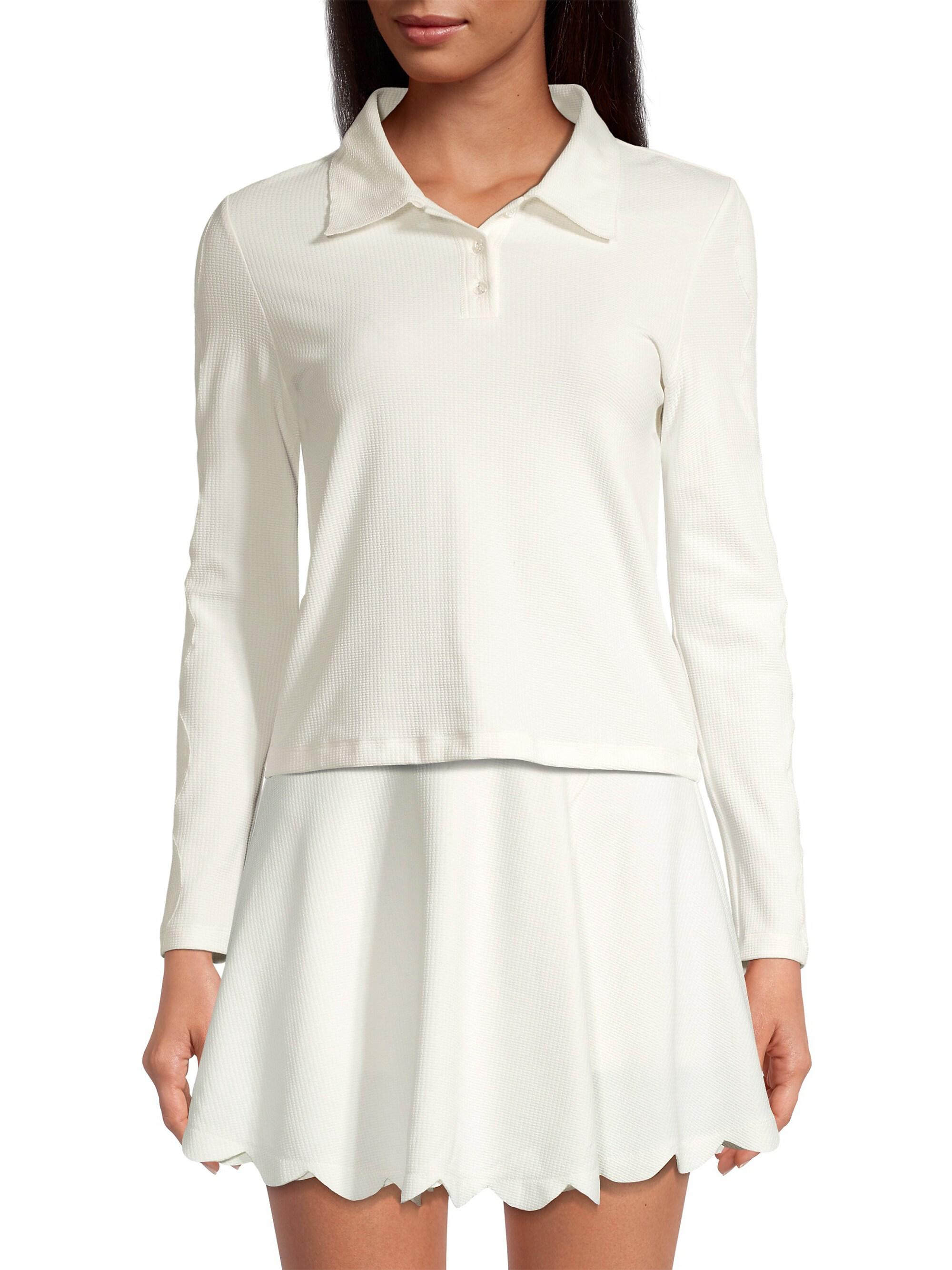 Click here for Marysia Womens Monica Solid Polo Shirt - Coconut -... prices