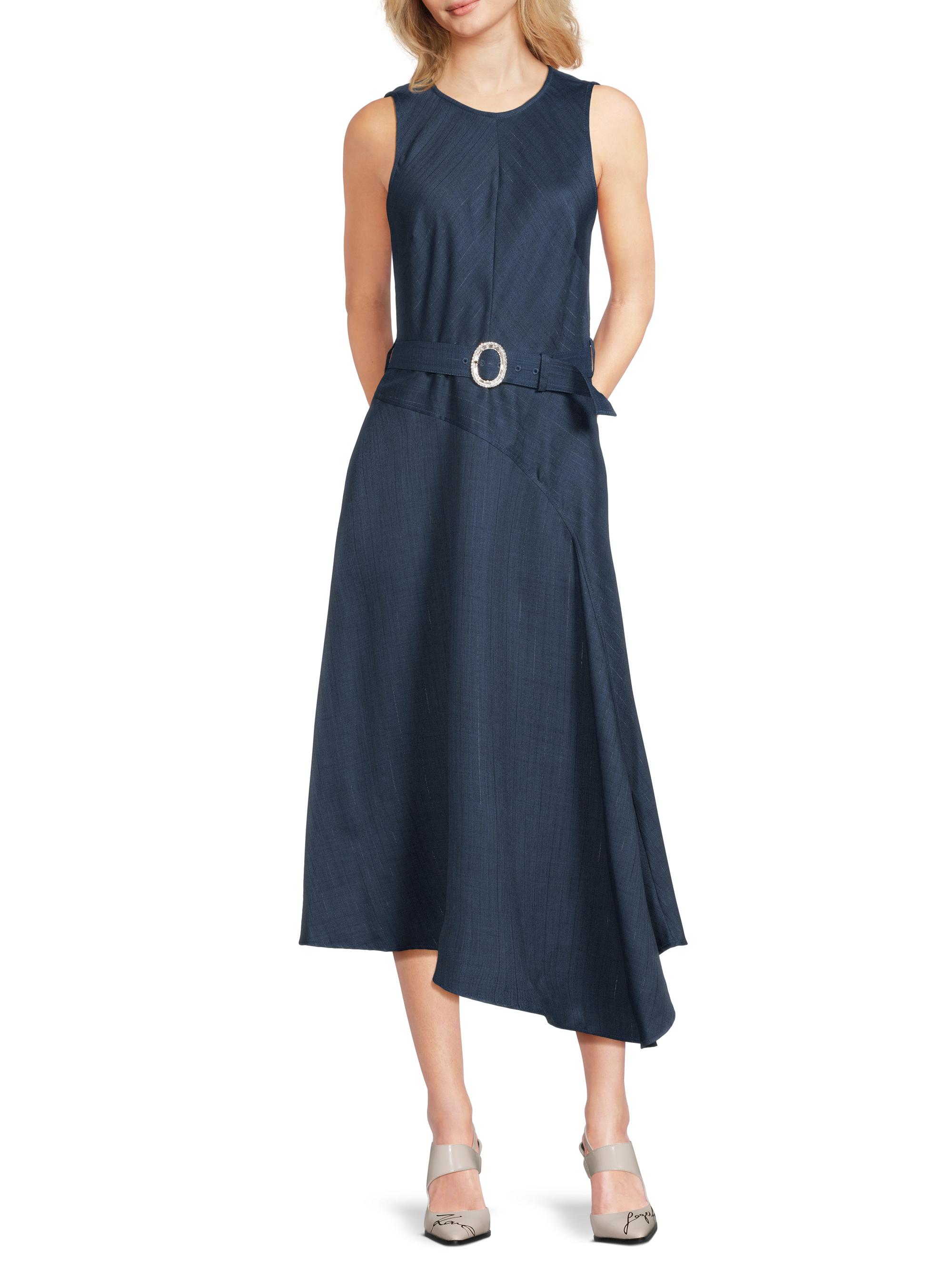 Click here for Karl Lagerfeld Paris Womens Metallic Pinstripe Sle... prices