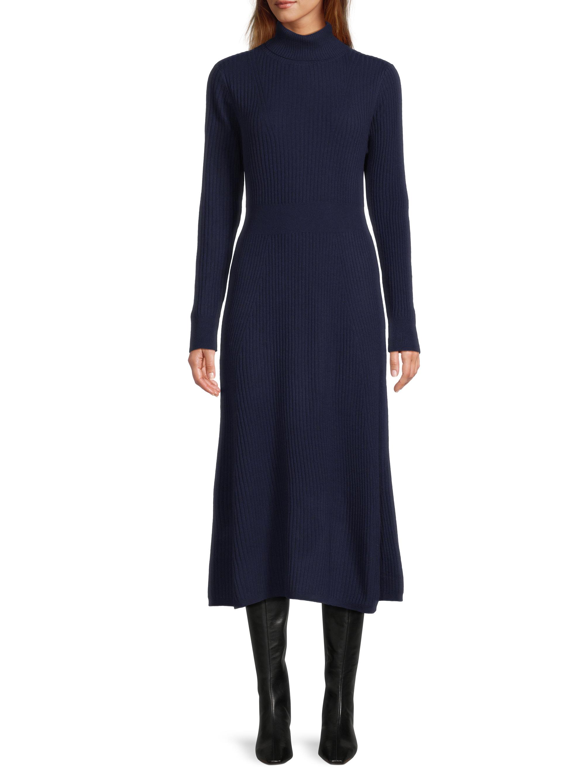 Click here for Derek Lam 10 Crosby Womens Wool Turtleneck Midi-Dr... prices