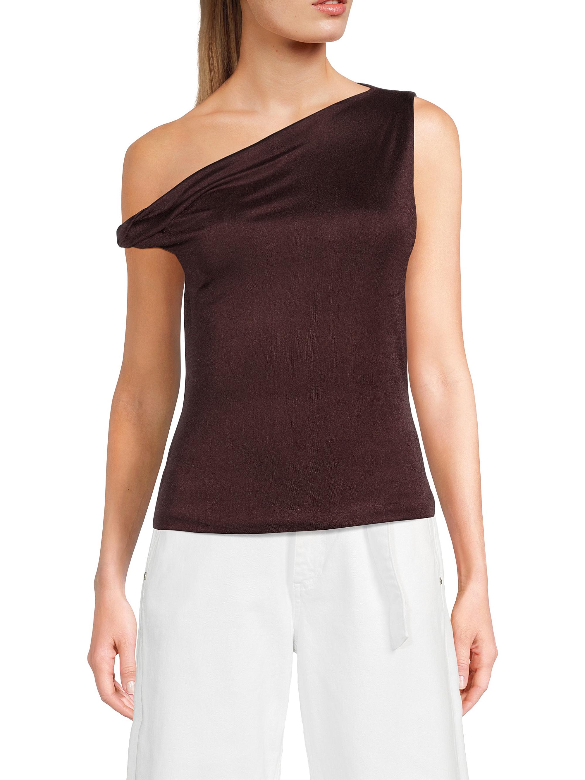 Click here for Rag & Bone Womens Agnes One-Shoulder Neckline Top... prices