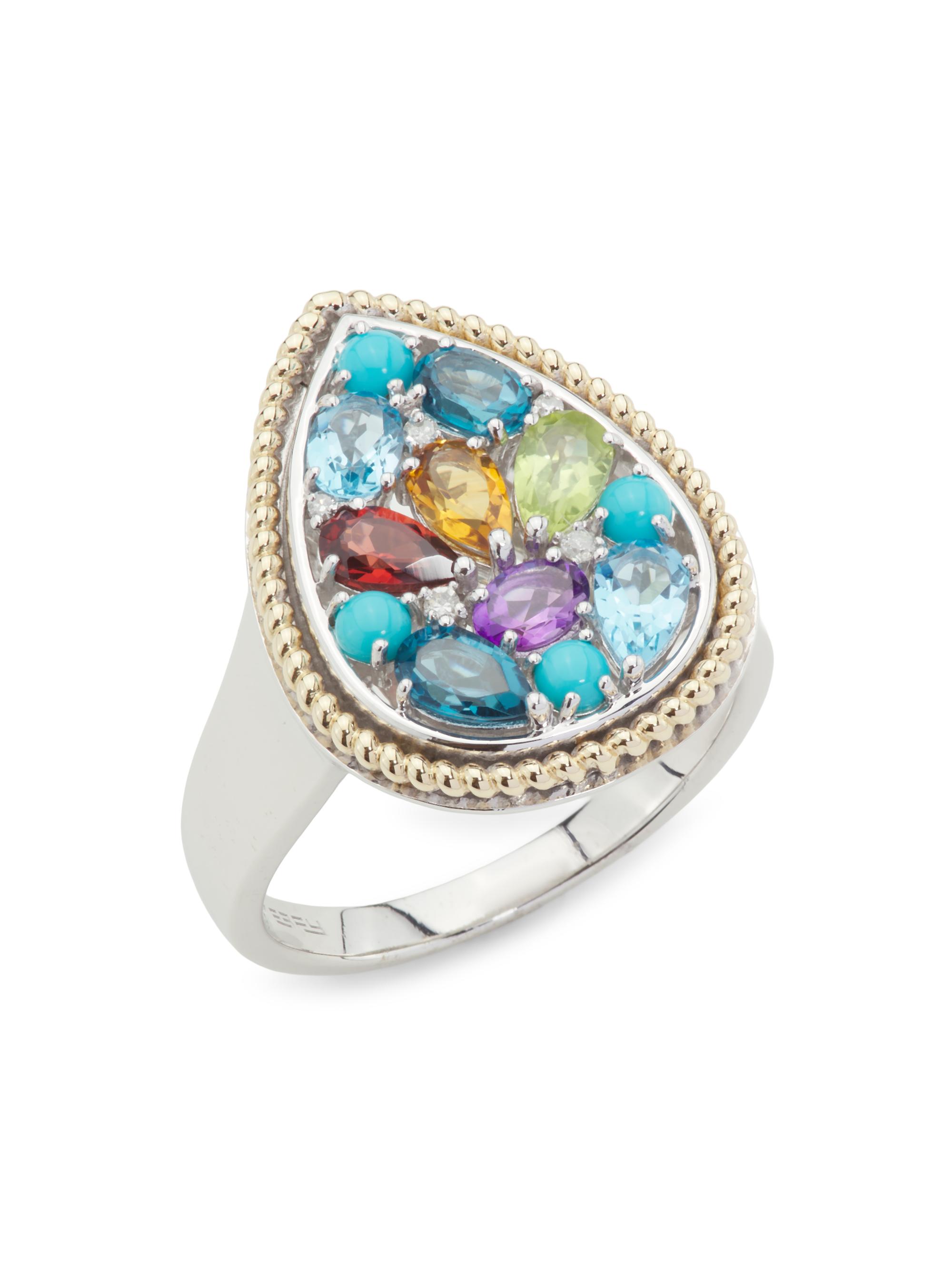 Click here for Effy Eny Womens Stainless Steel  14K Yellow Gold &... prices