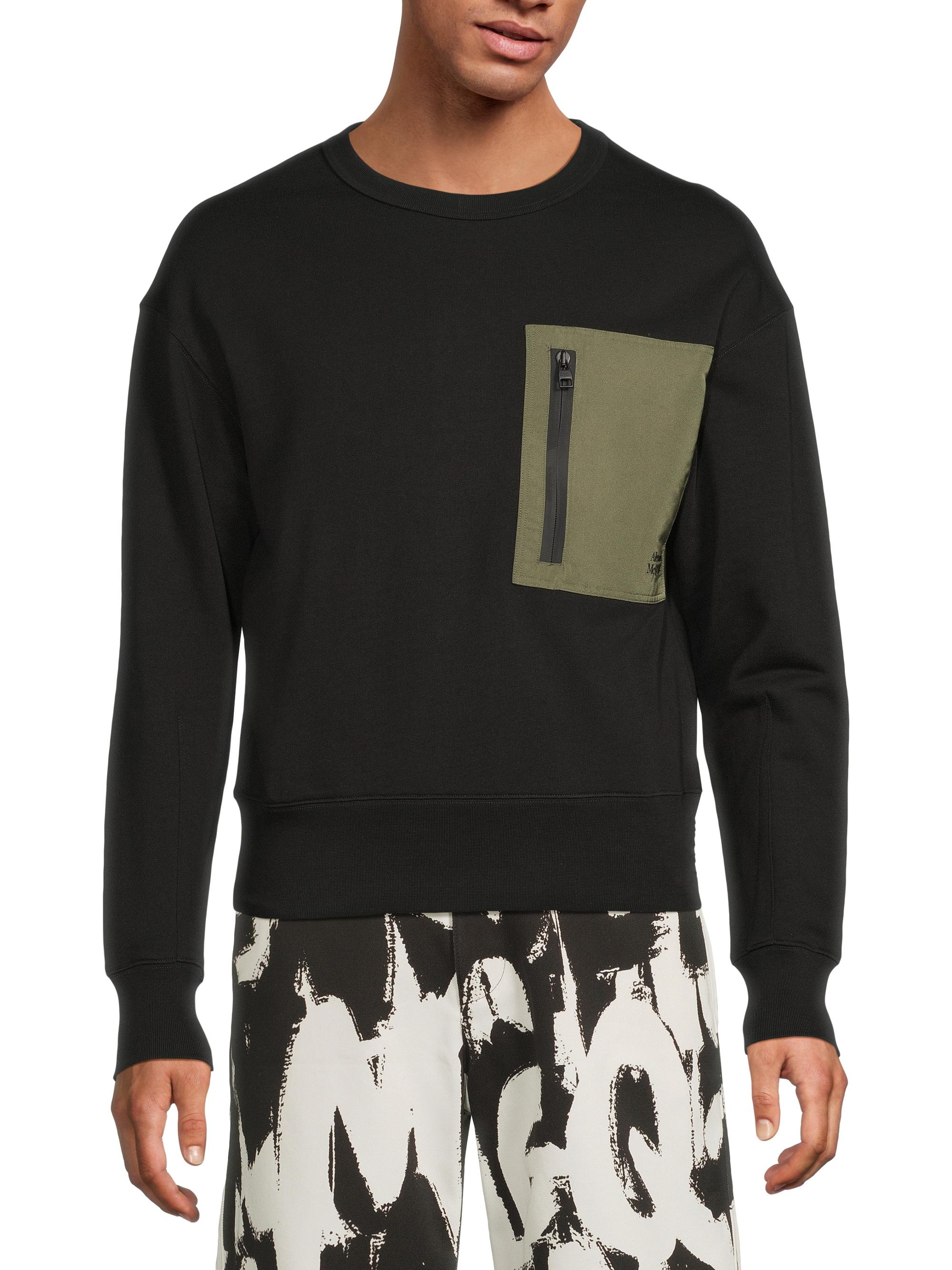 Click here for Mcqueen Mens Logo Jersey Sweatshirt - Black - Size... prices