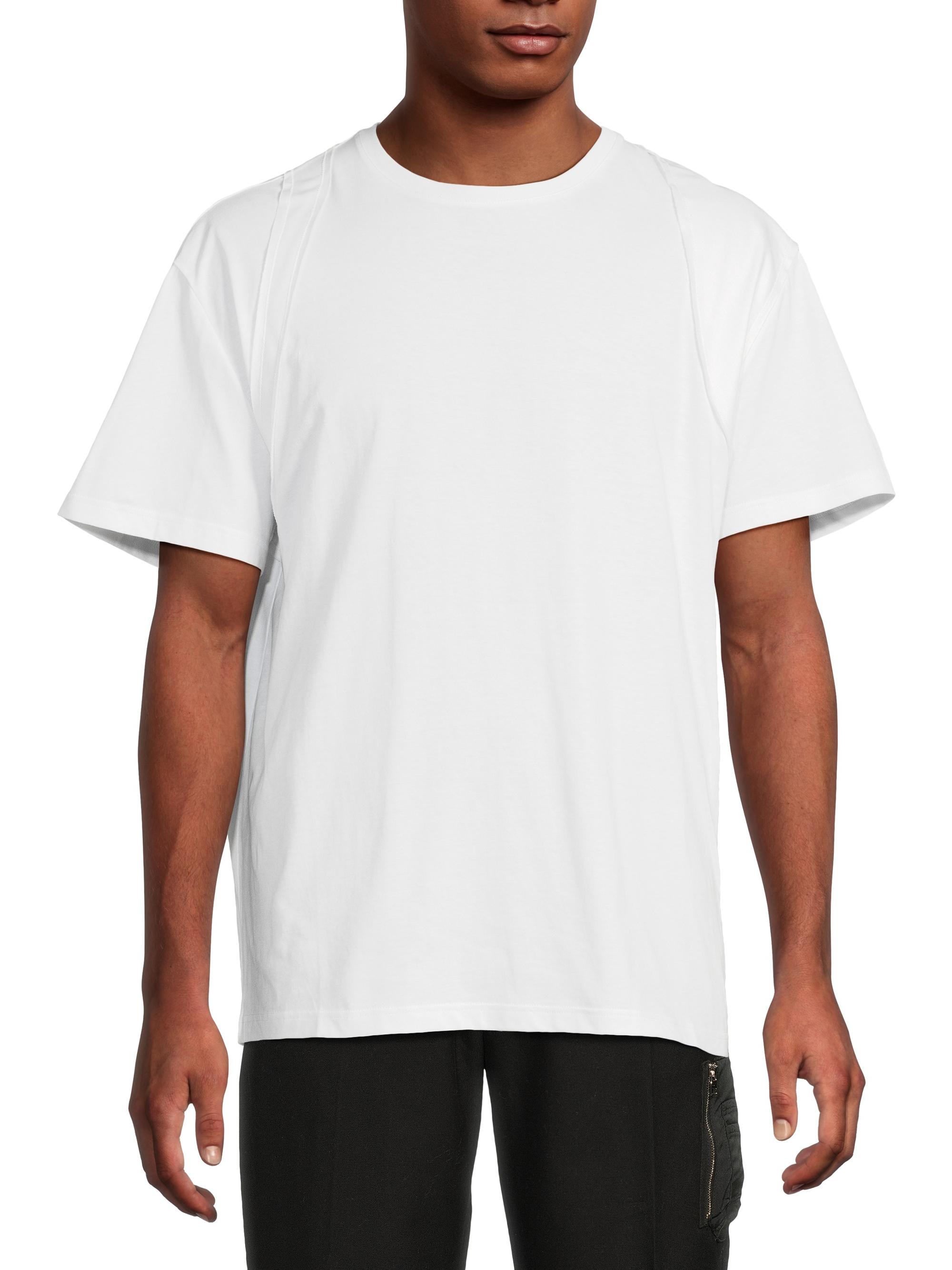 Click here for Mcqueen Mens Harness Cotton T-Shirt - White - Size... prices