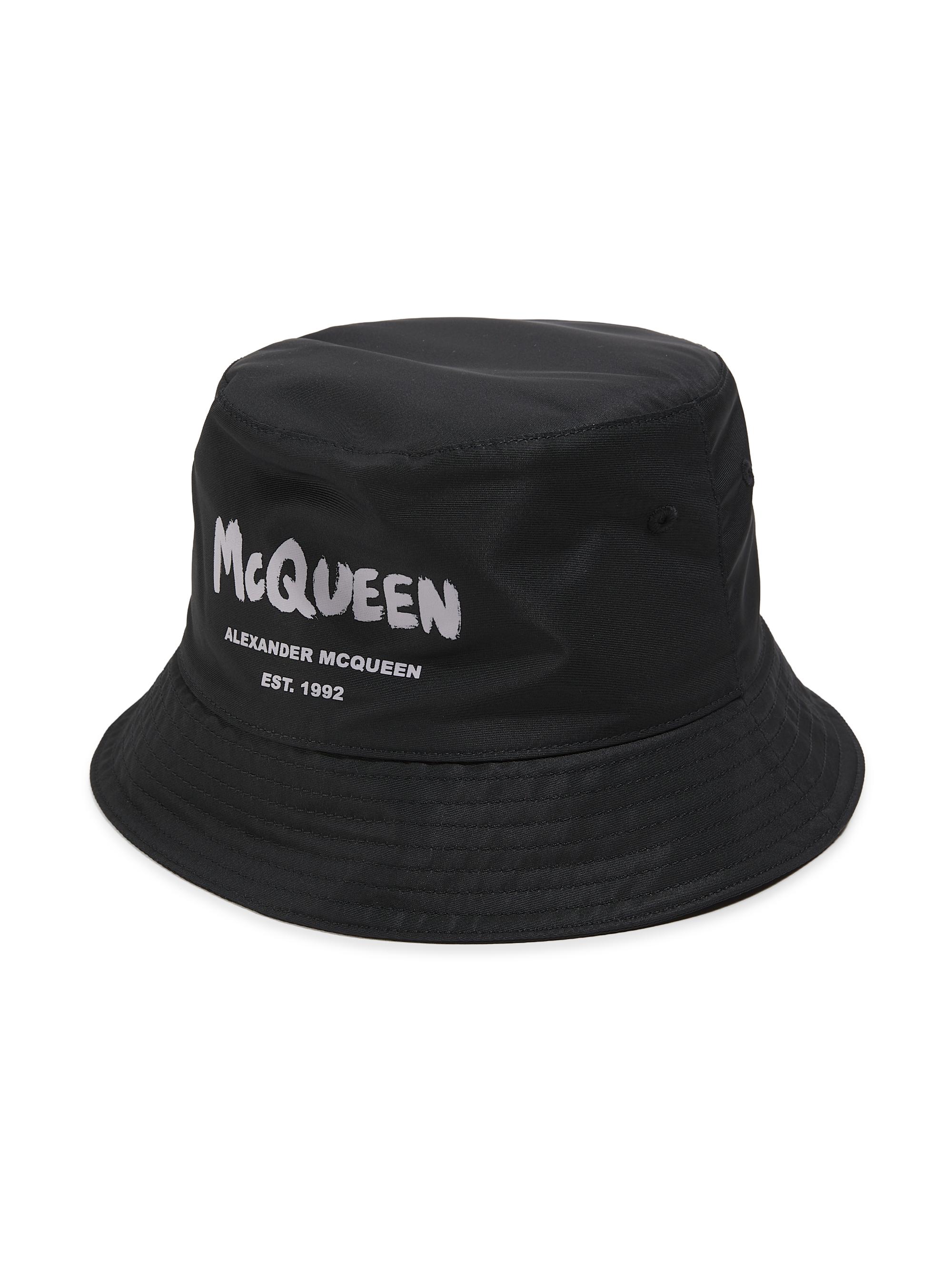 Click here for Mcqueen Mens Embroidered Logo Bucket Hat - Black I... prices