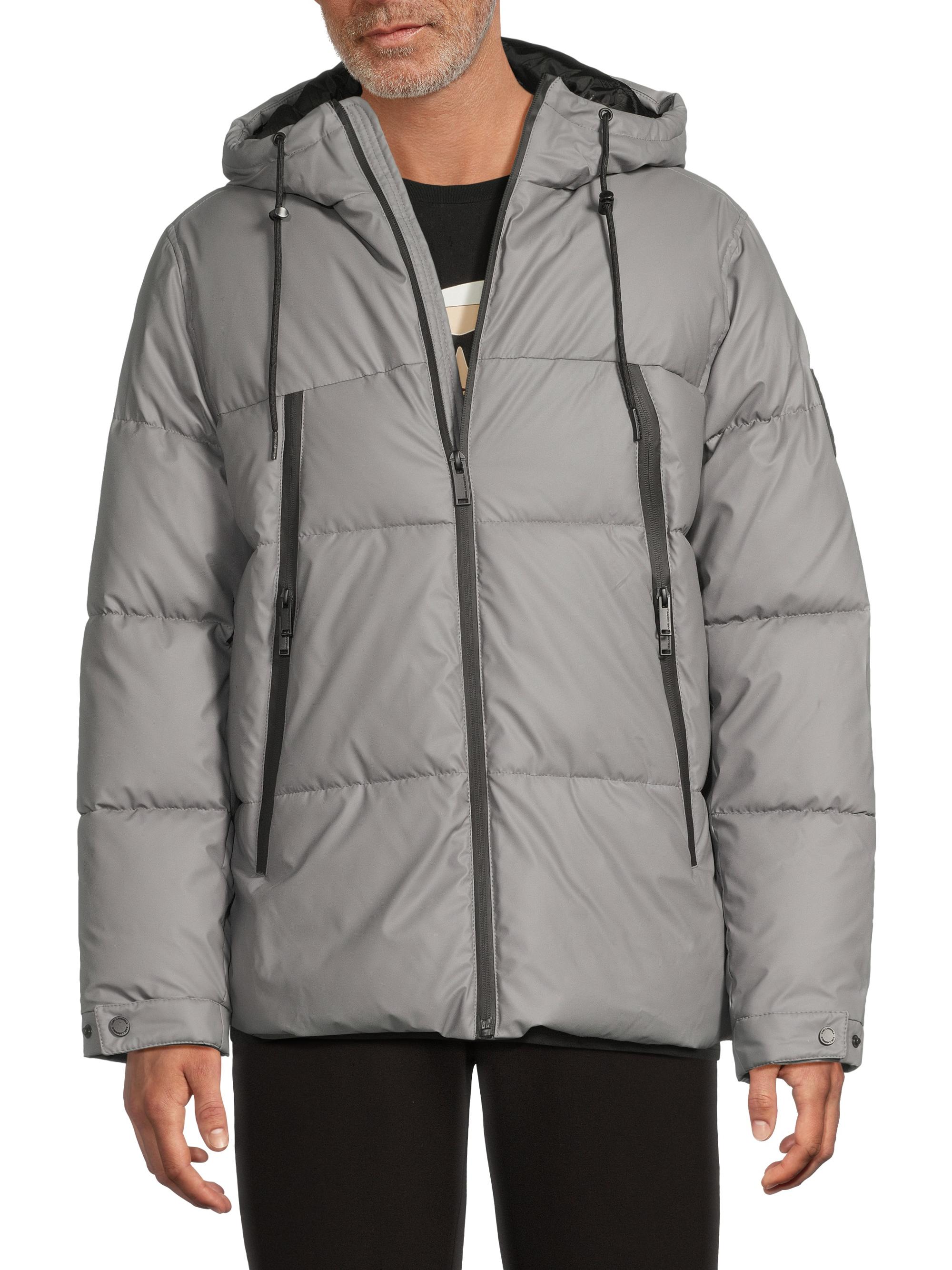 Click here for Karl Lagereld Mid Weight Hooded Puffer With Pocket... prices