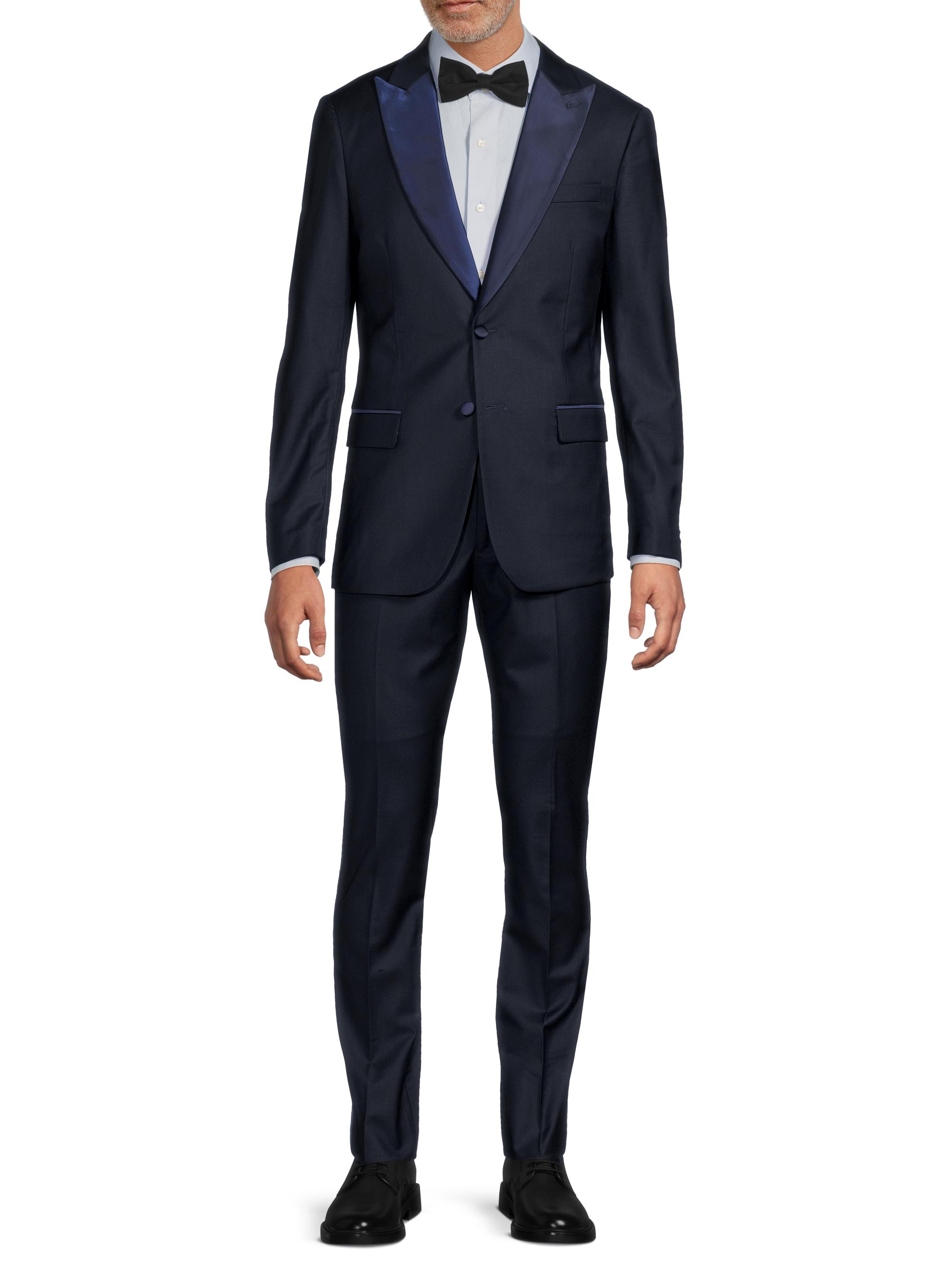 Click here for Scotch & Soda Mens Satin Lapel Modern-Fit Tuxedo -... prices