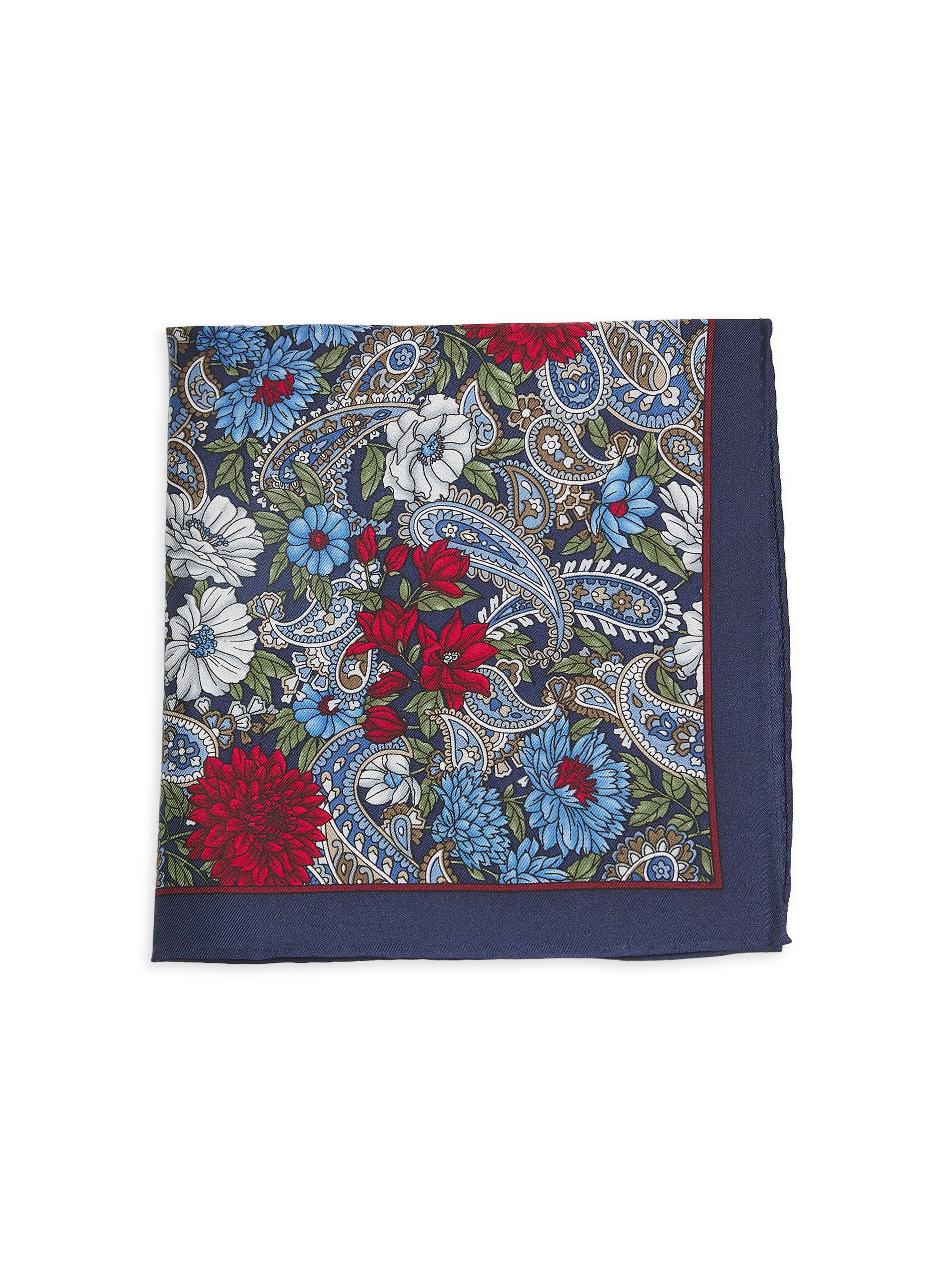 Click here for Robert Graham Mens Mixed-Print Silk Pocket Square... prices