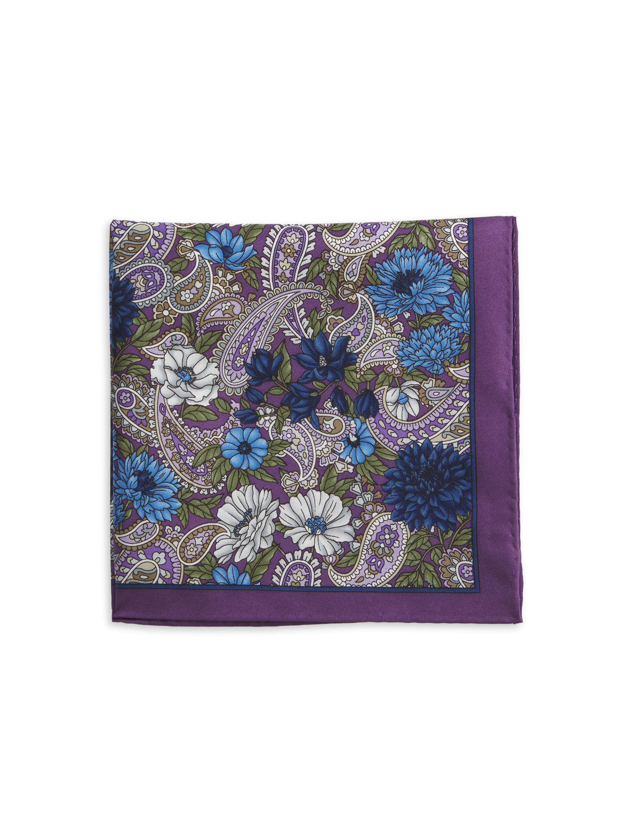 Click here for Robert Graham Mens Mixed-Print Silk Pocket Square... prices