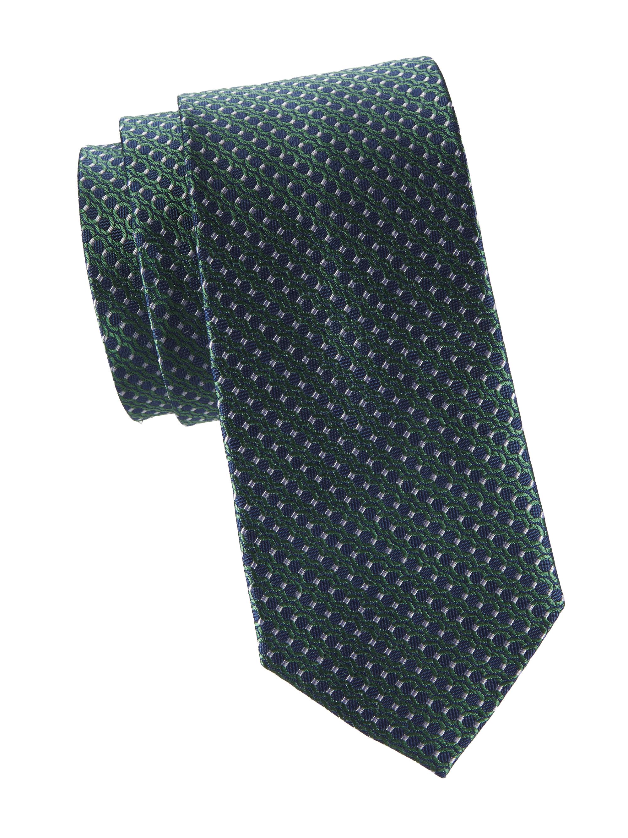 Click here for Ben Sherman Mens Link Silk Tie - Navy Hunter Green prices