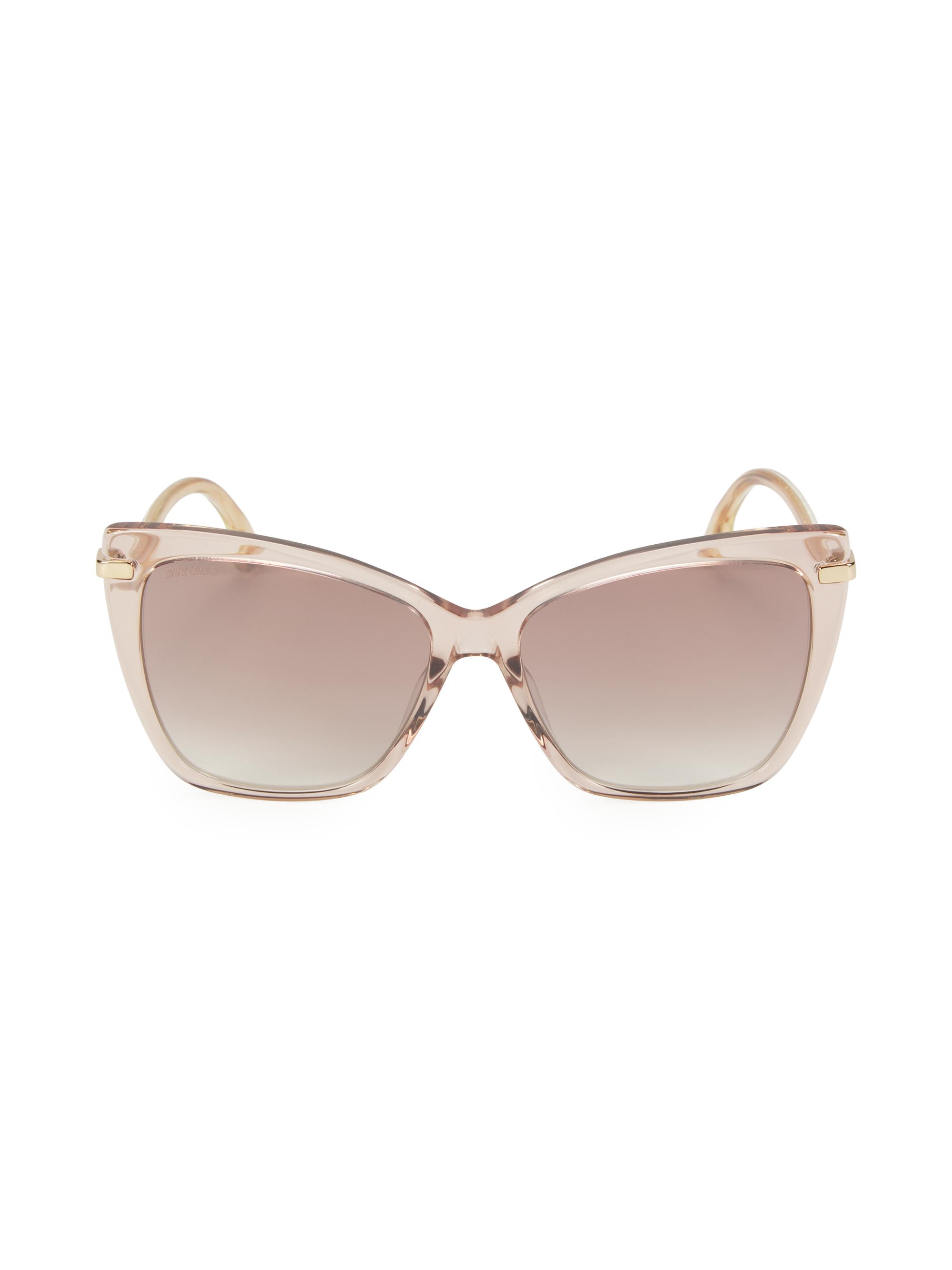 Click here for Jimmy Choo Womens 57MM Cat-Eye Sunglasses - Rose prices