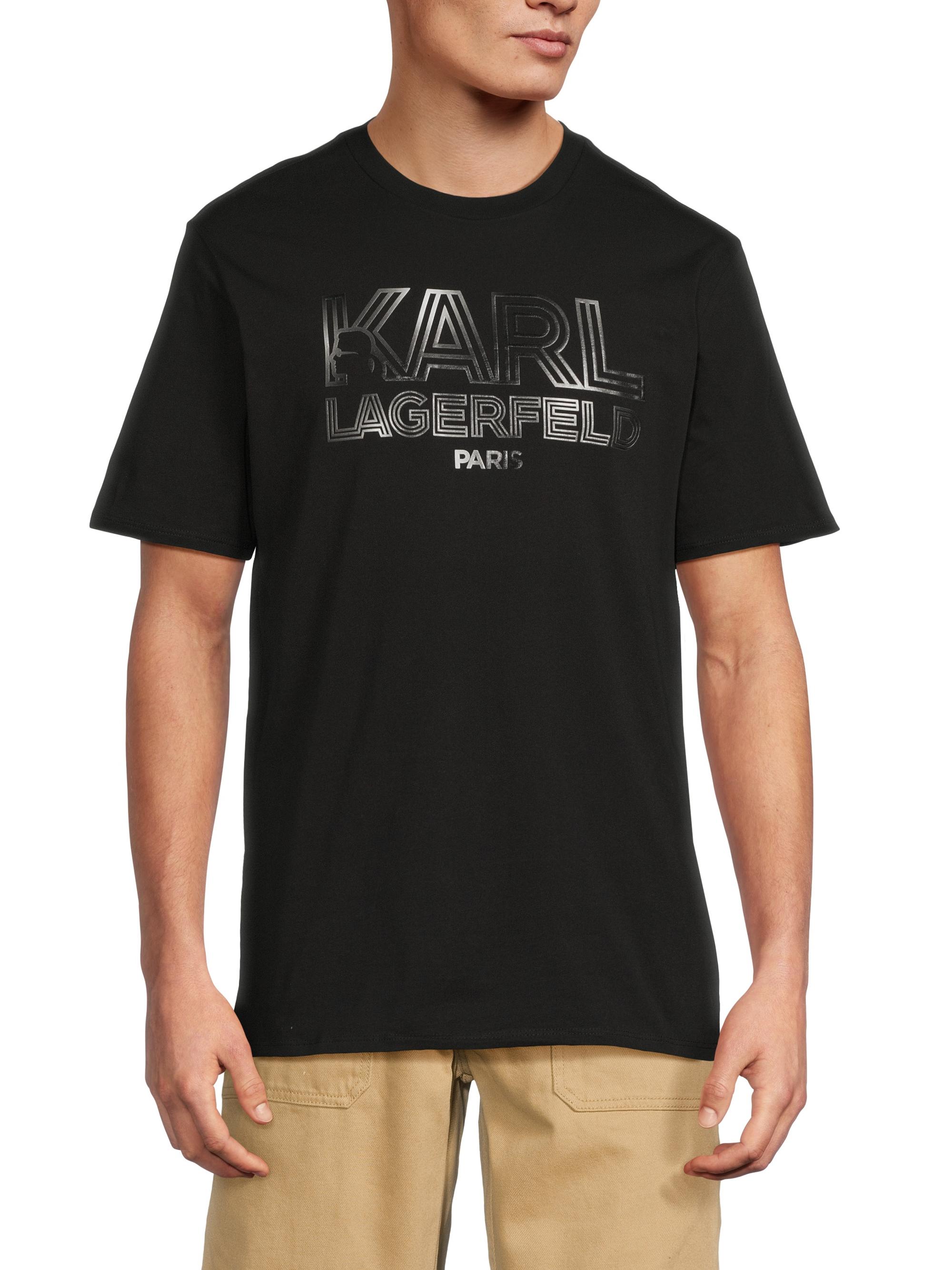 Click here for Karl Lagerfeld Paris Mens Short Sleeve T-Shirt - B... prices