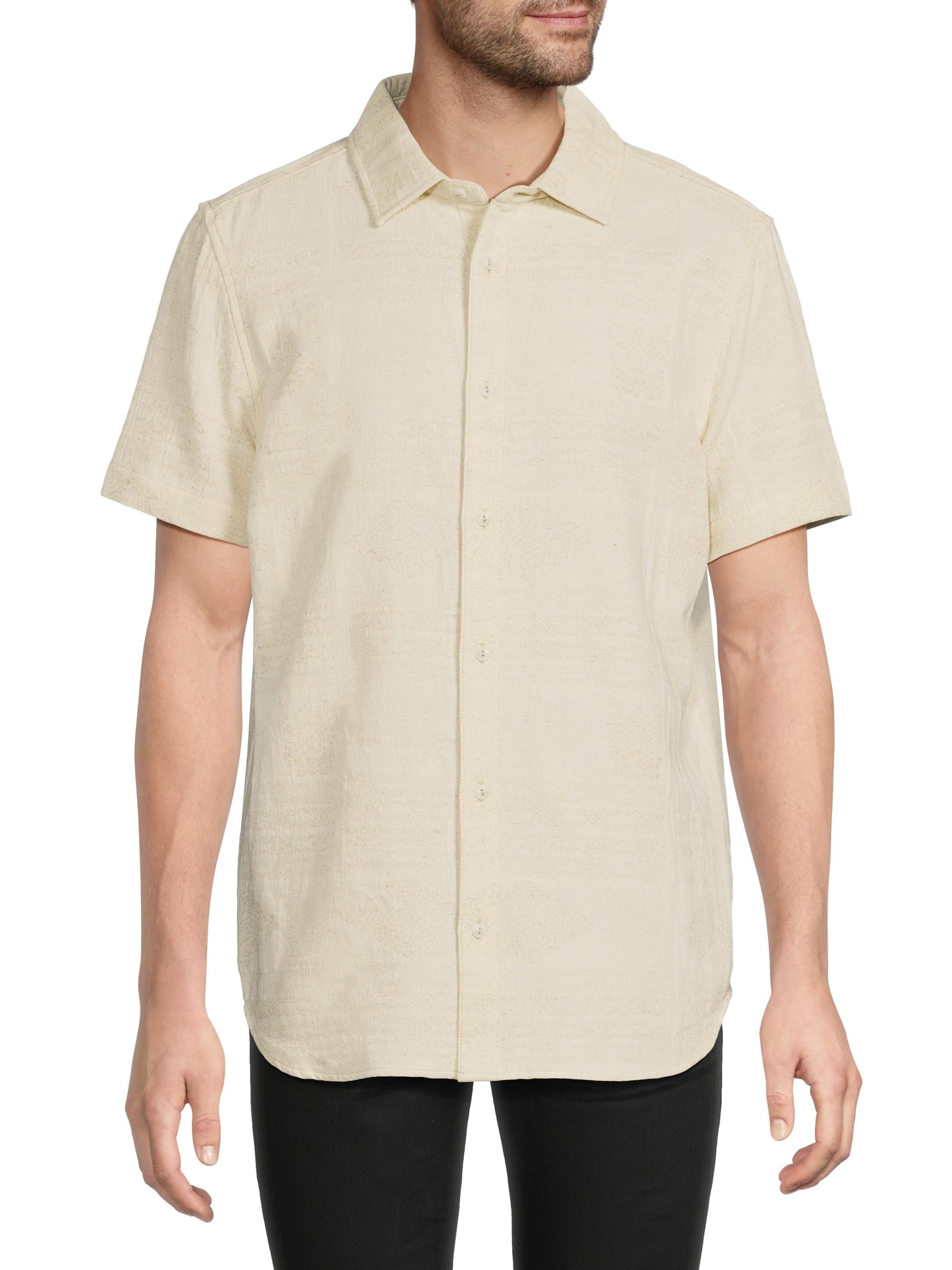 Click here for Karl Lagerfeld Paris Mens Regular-Fit Textured Geo... prices