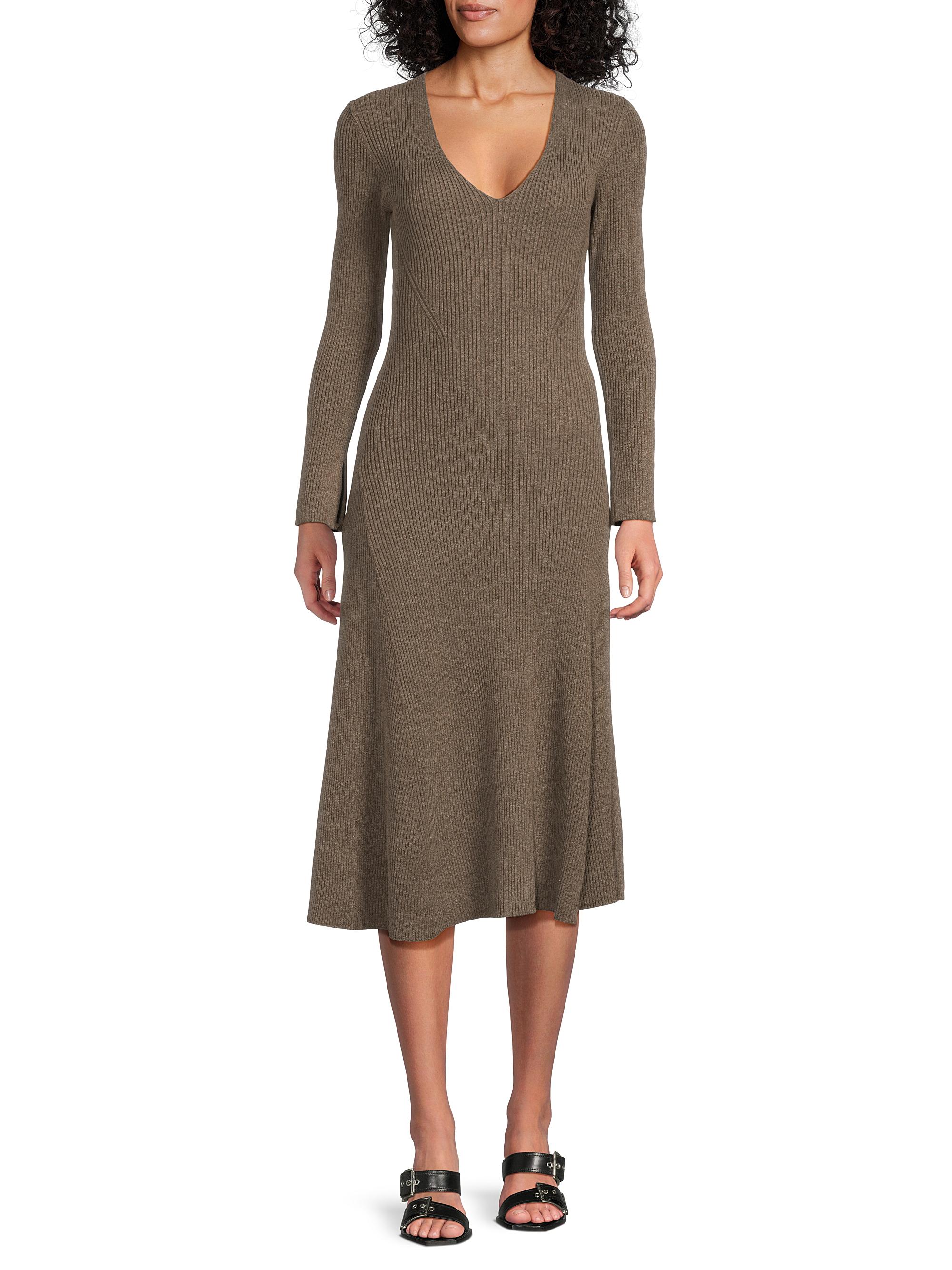 Click here for Rails Womens Arlette Ribbed Cotton-Blend Midi-Dres... prices
