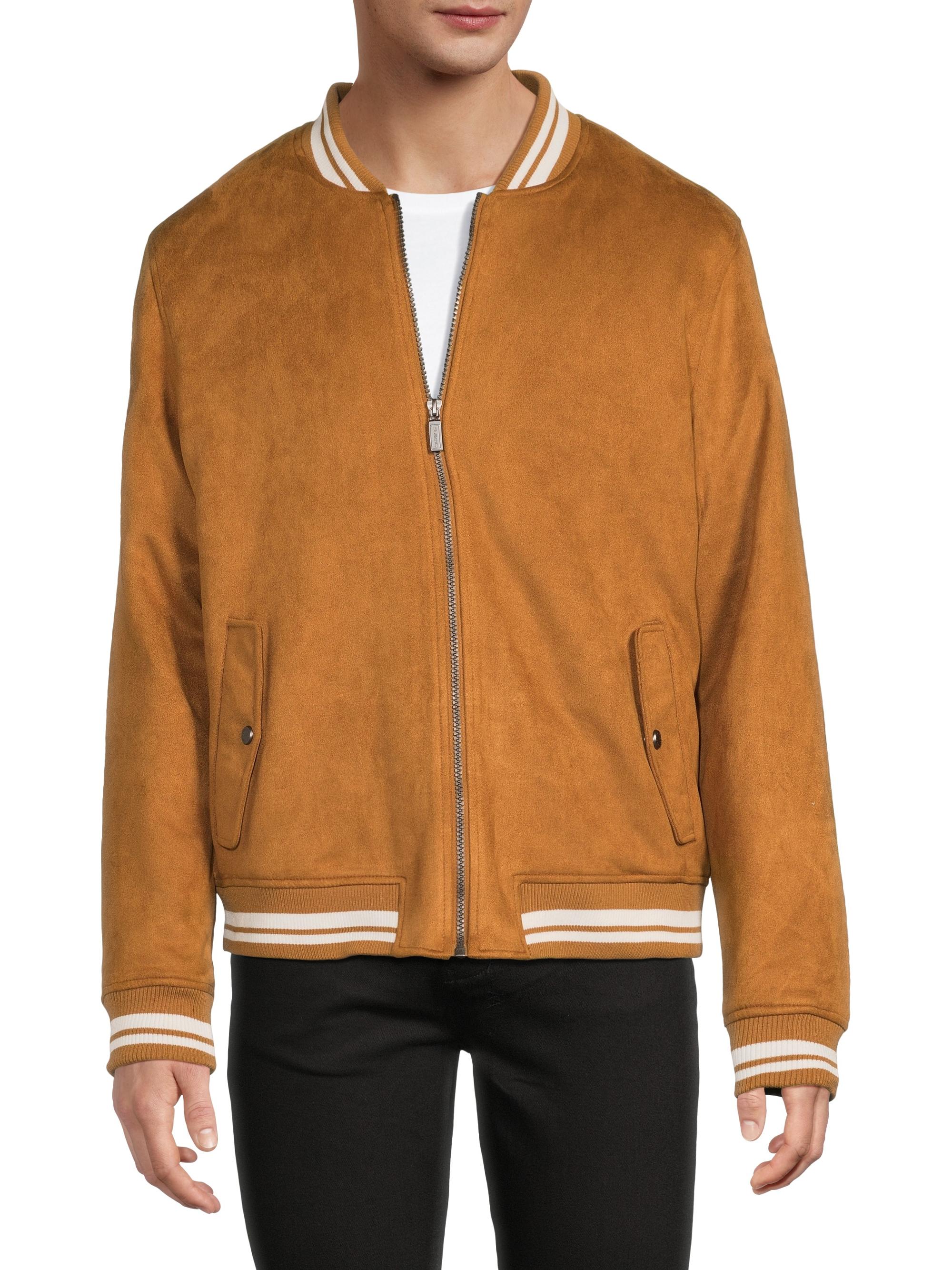 Click here for Hunter Mens Manstone Faux-Suede Bomber Jacket - Bu... prices