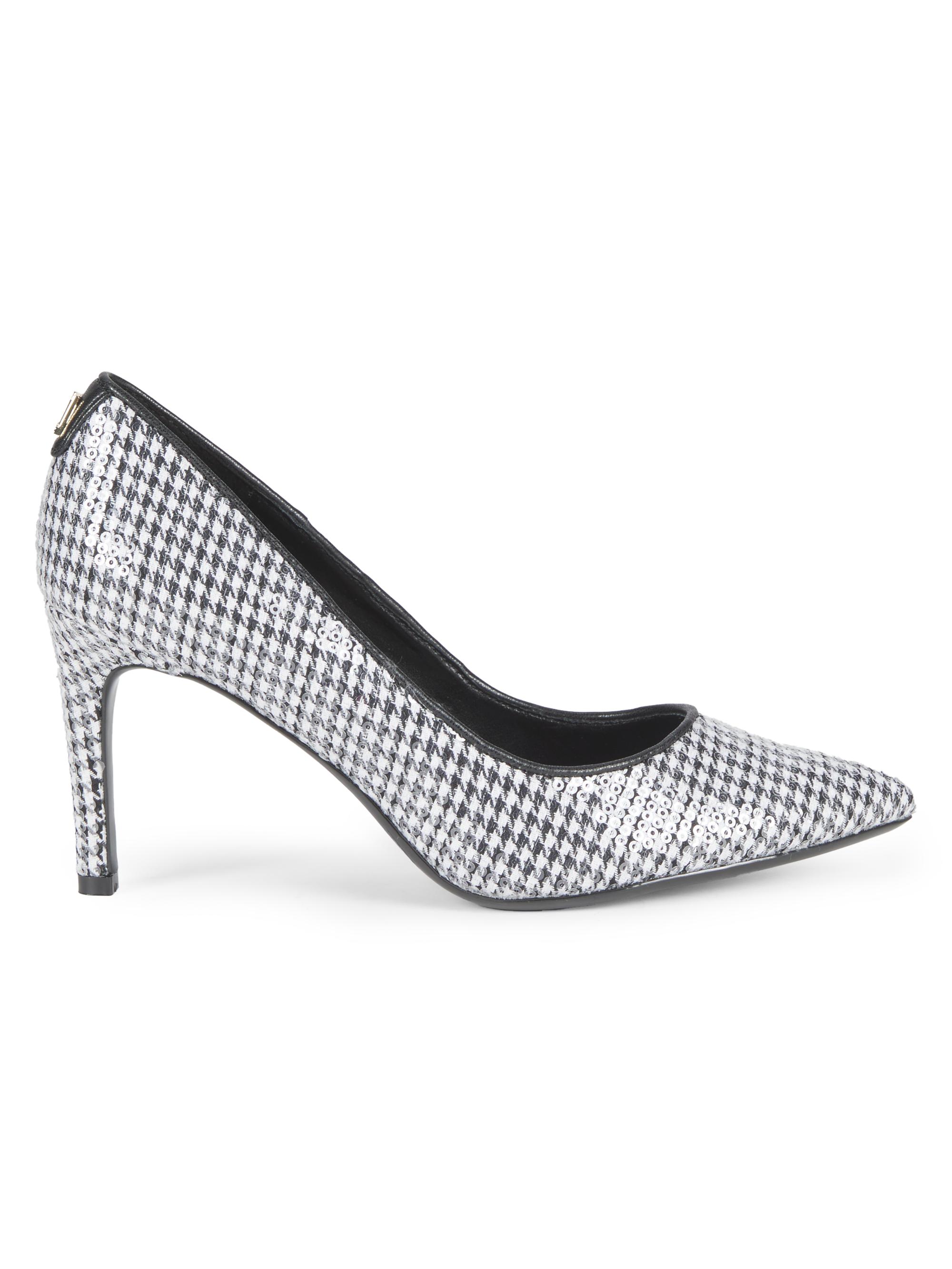 Click here for Karl Lagerfeld Paris Womens Glora 75MM Houndstooth... prices