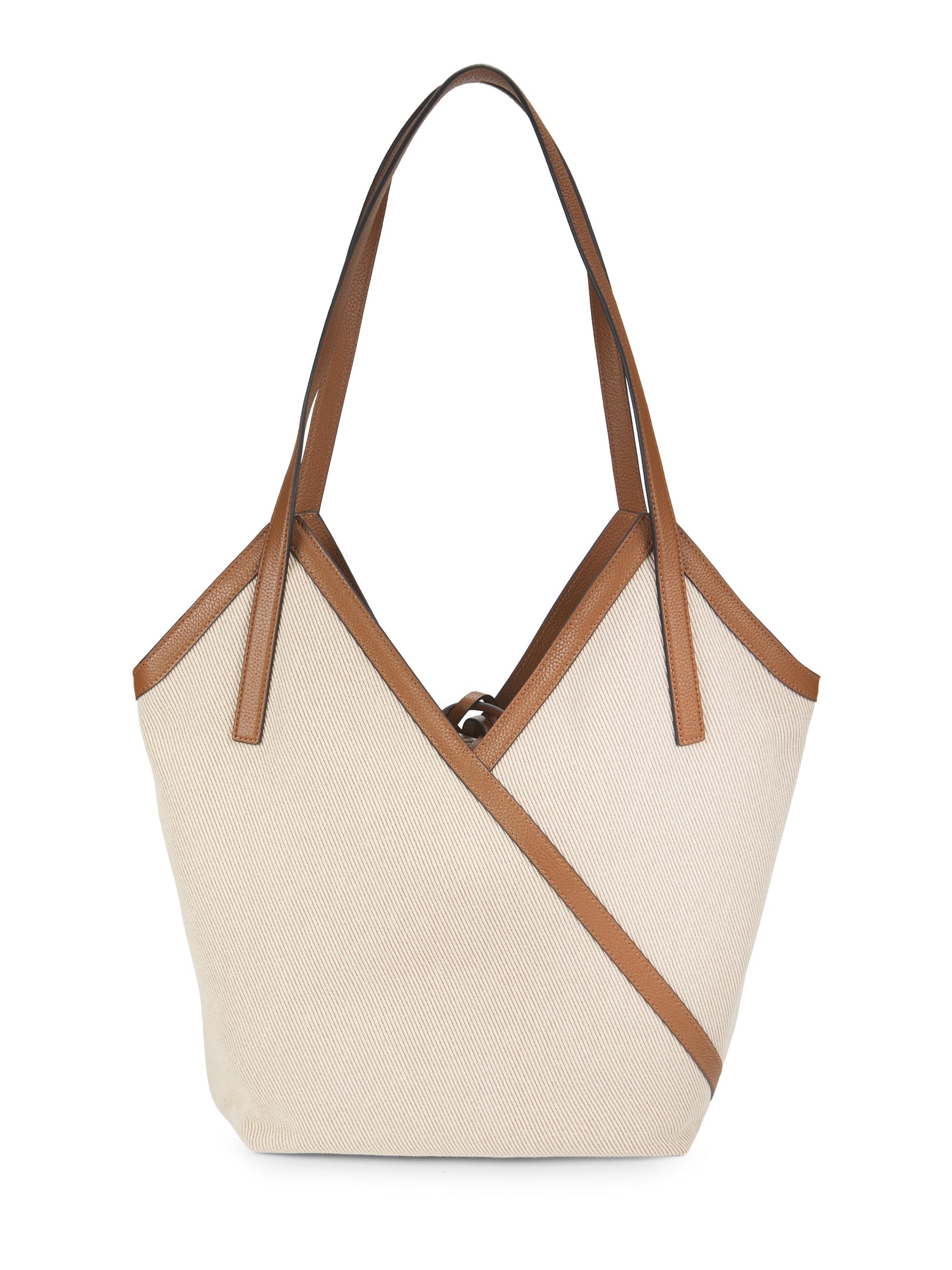 Click here for Rag & Bone Womens Alix Cotton & Leather Tote - Bro... prices