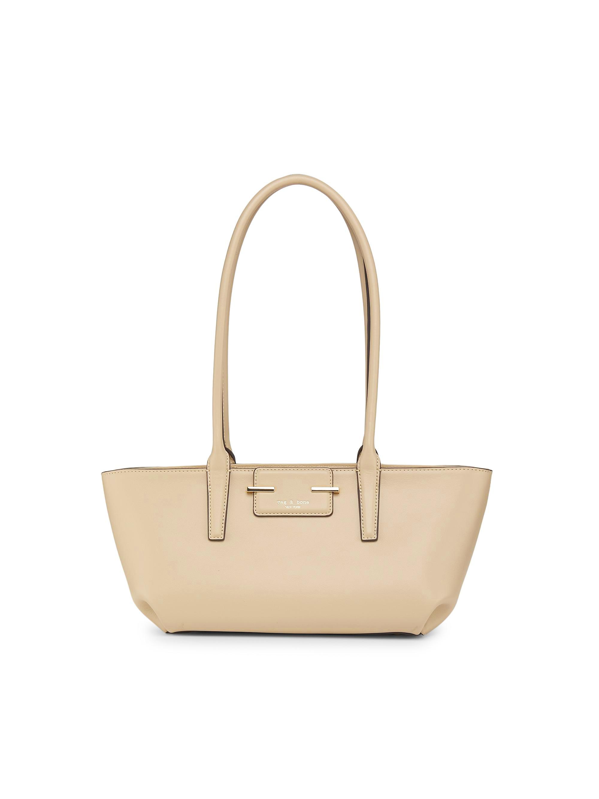 Click here for Rag & Bone Womens Realm Leather Sachel - Greige prices