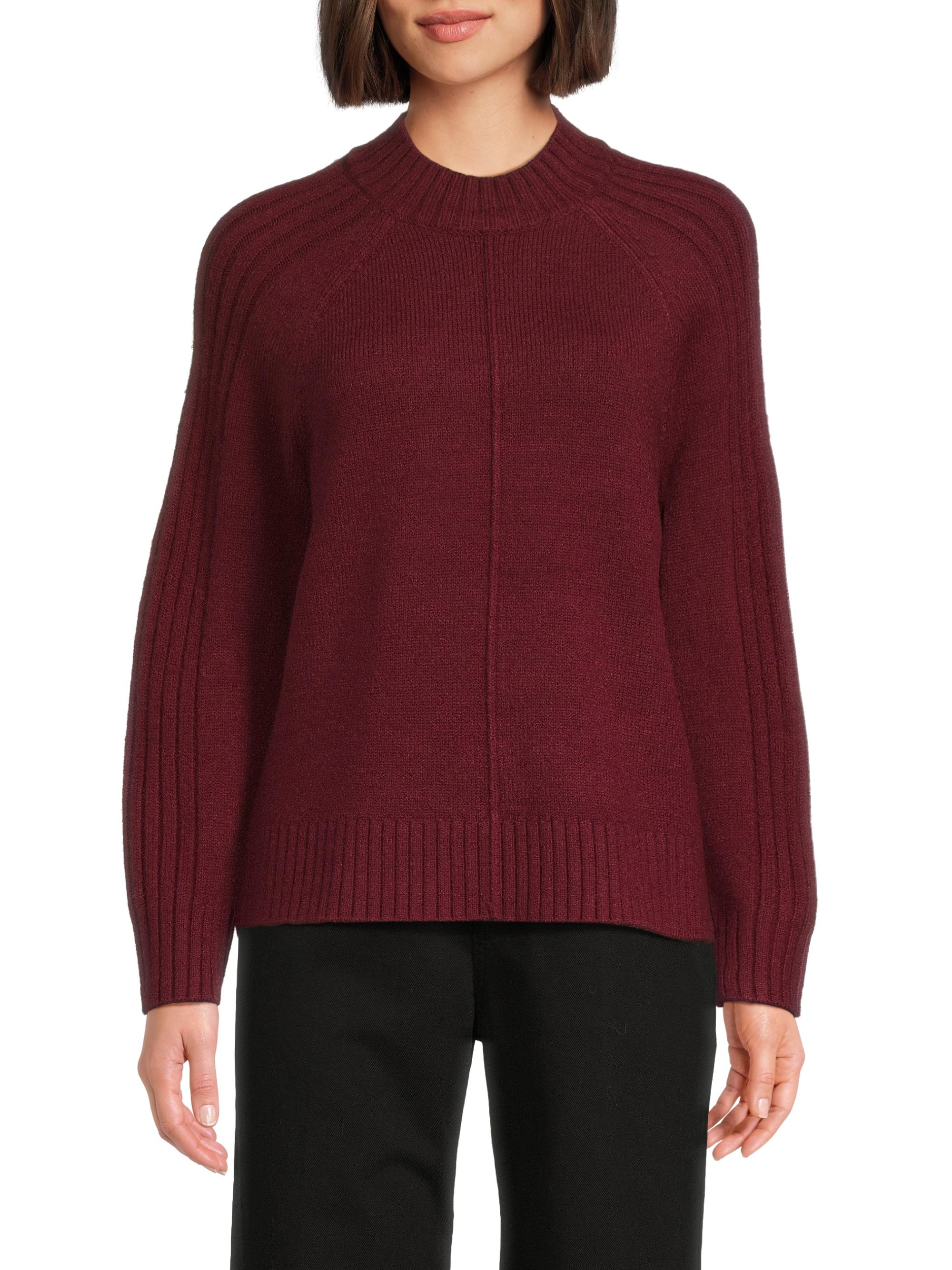 Click here for Saks Fifth Avenue Womens Mock Turtleneck Rib-Knit... prices