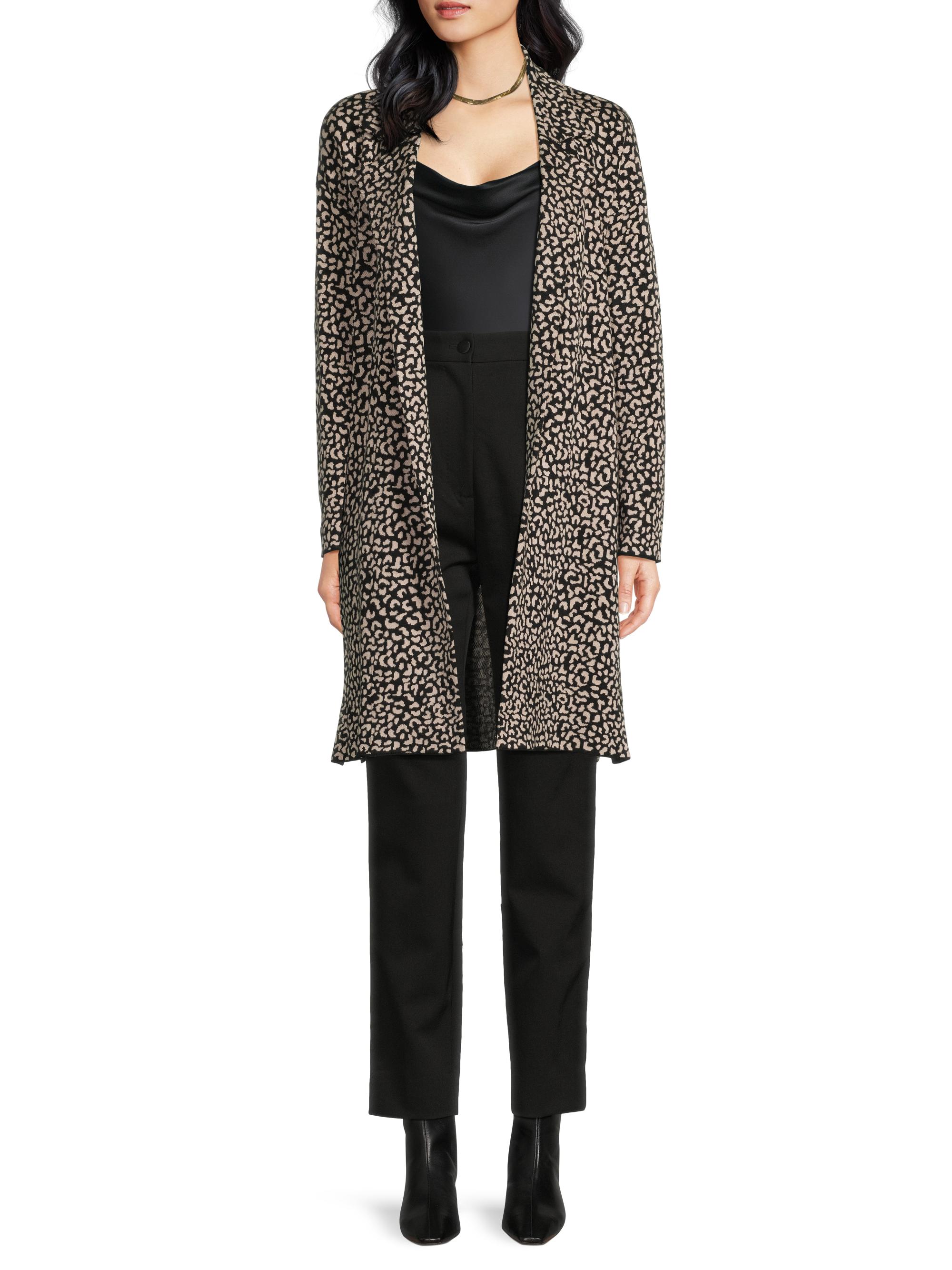 Click here for Saks Fifth Avenue Womens Notch Lapel Printed Cardi... prices