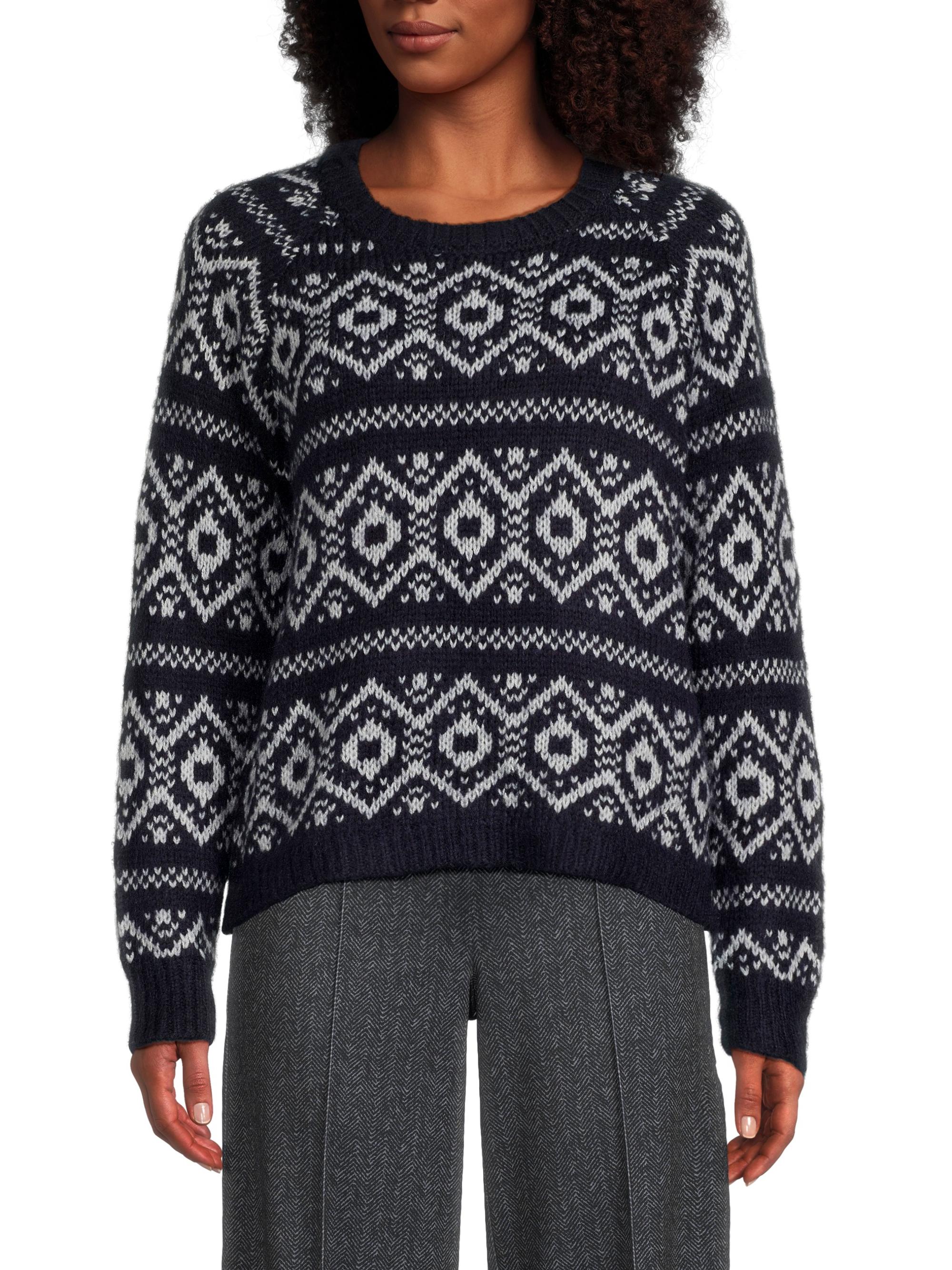 Click here for Saks Fifth Avenue Womens Geometric Print Raglan Sl... prices