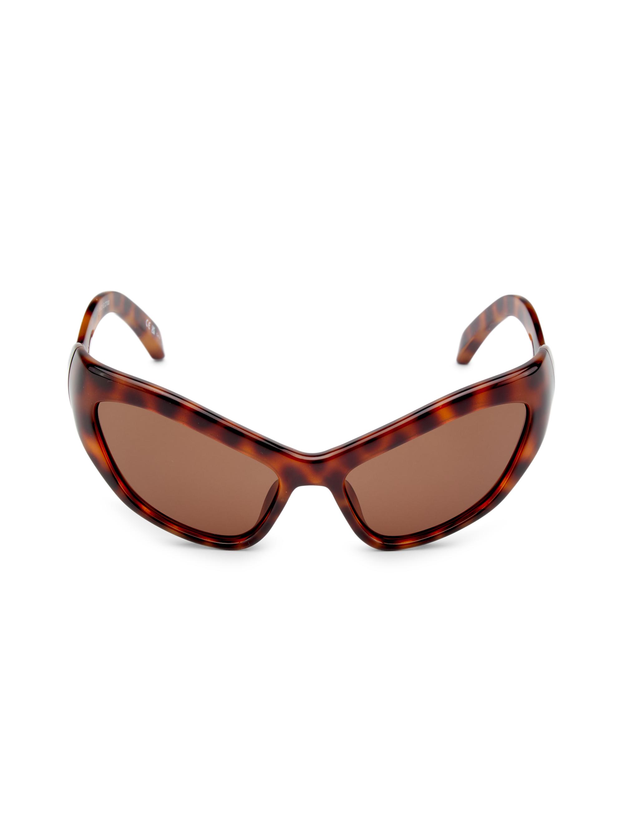 Click here for Balenciaga Womens 59MM Cat-Eye Sunglasses - Havana... prices