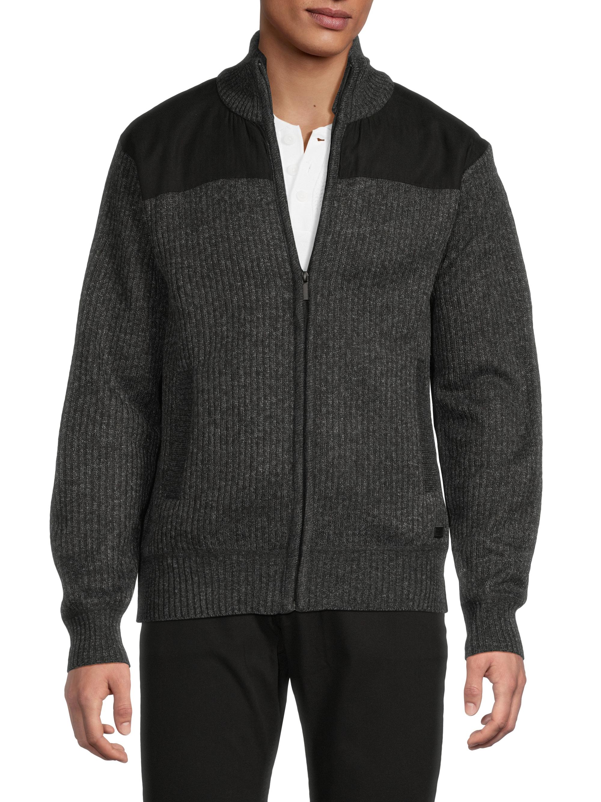 Click here for Buffalo David Bitton Mens Weldon Ribbed Zip Polyes... prices