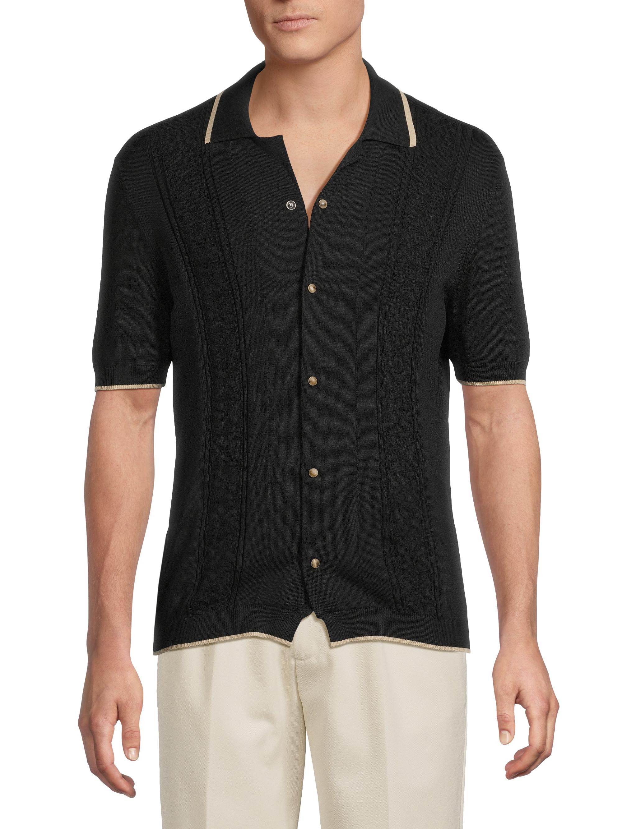 Click here for Brunello Cucinelli Mens Button-Front Cotton Polo S... prices