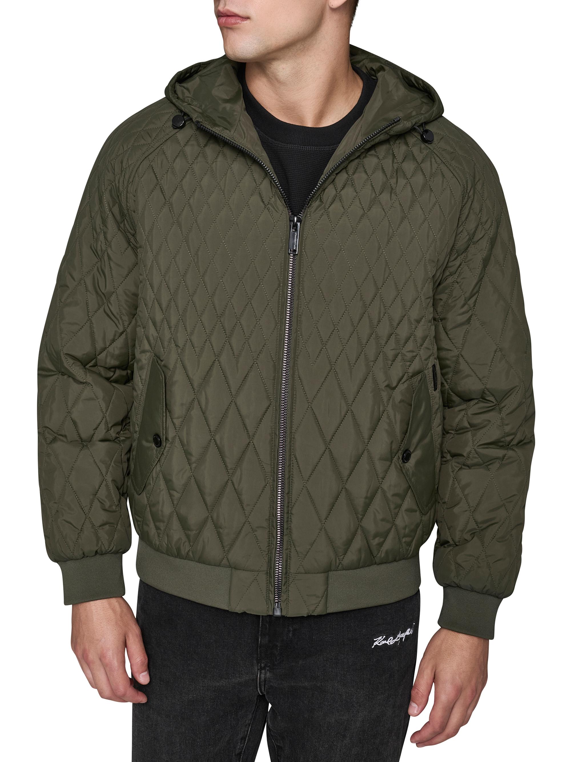 Click here for Karl Lagerfeld Paris Mens Diamond Quilted Bomber J... prices
