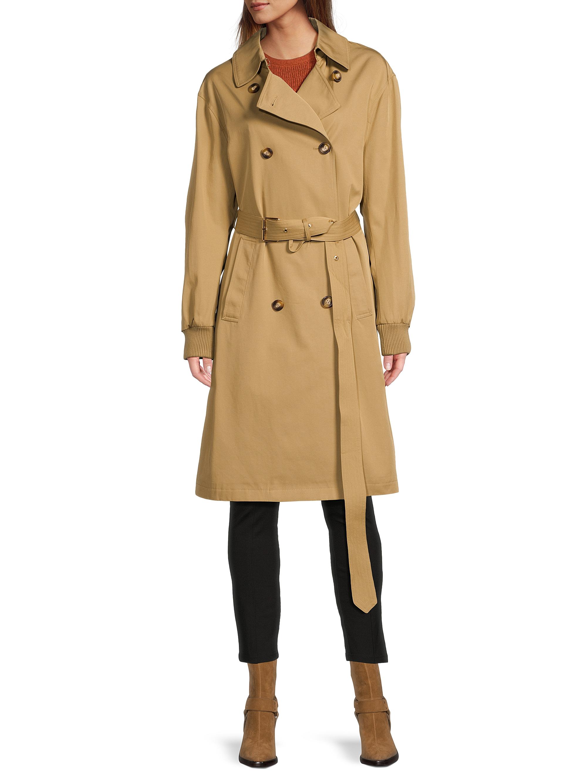 Click here for Karl Lagerfeld Paris Womens Double-Breasted Tie-Wa... prices