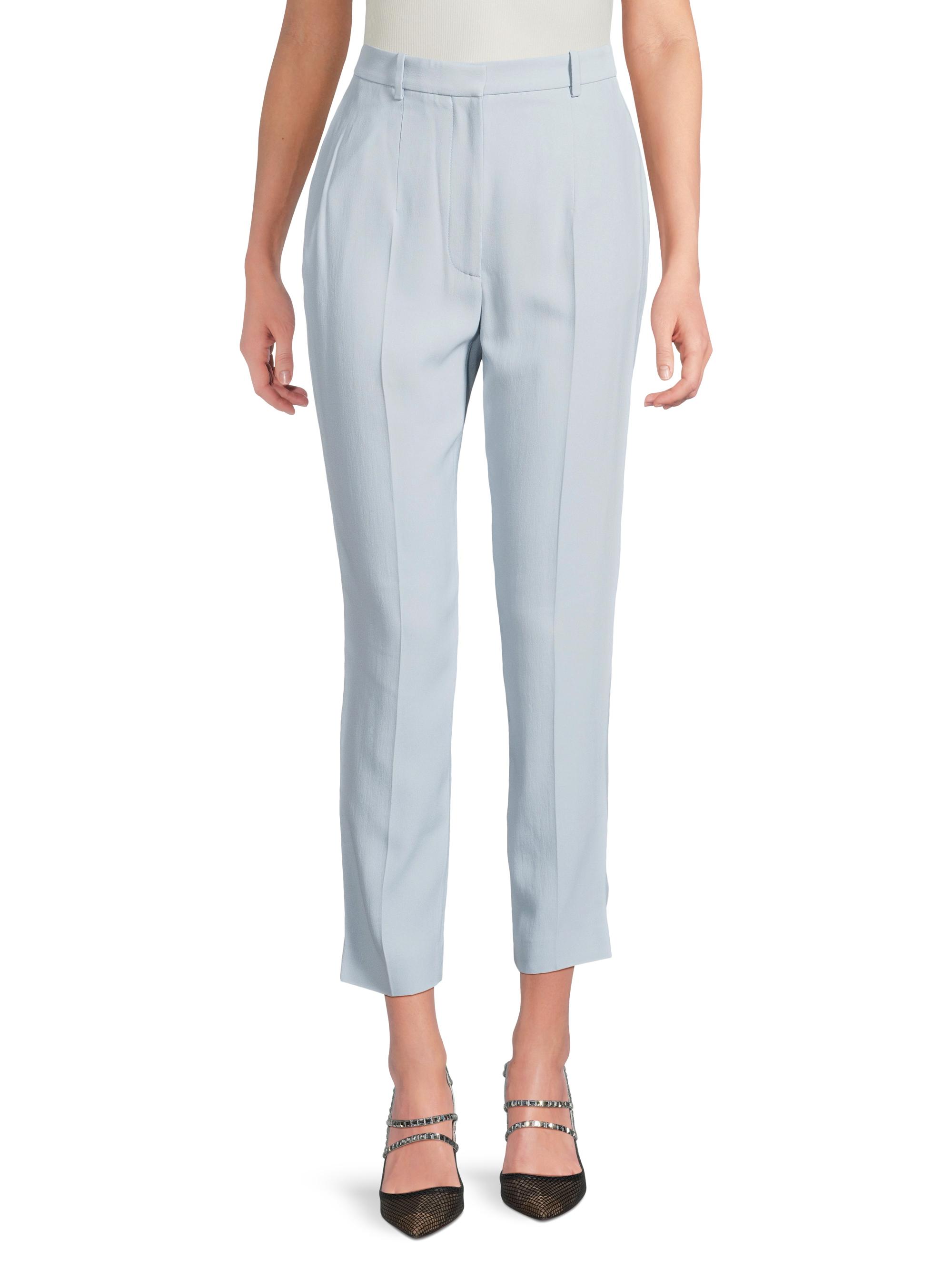 Click here for Mcqueen Womens High-Waist Cropped Cigarette Pants... prices