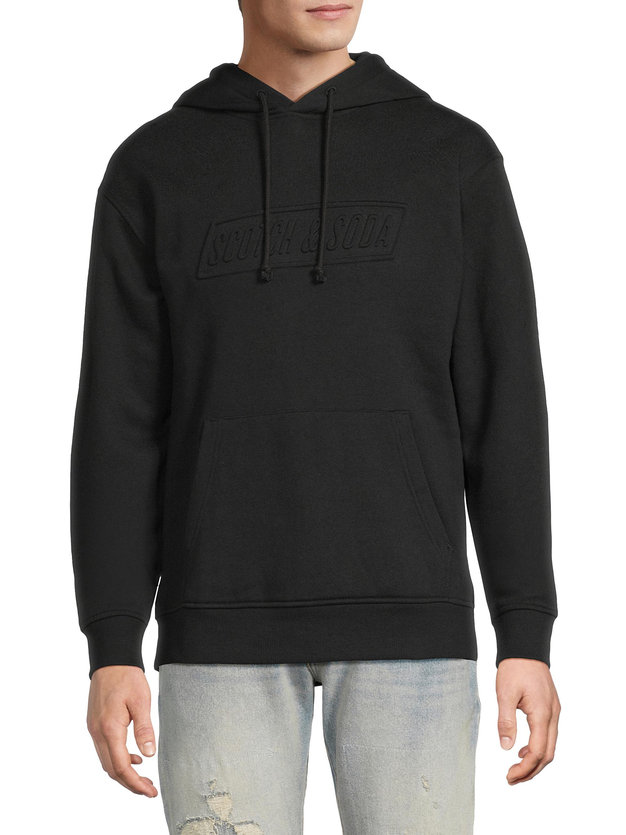 Click here for Scotch & Soda Mens Logo Fleece Cotton-Blend Rleaxe... prices