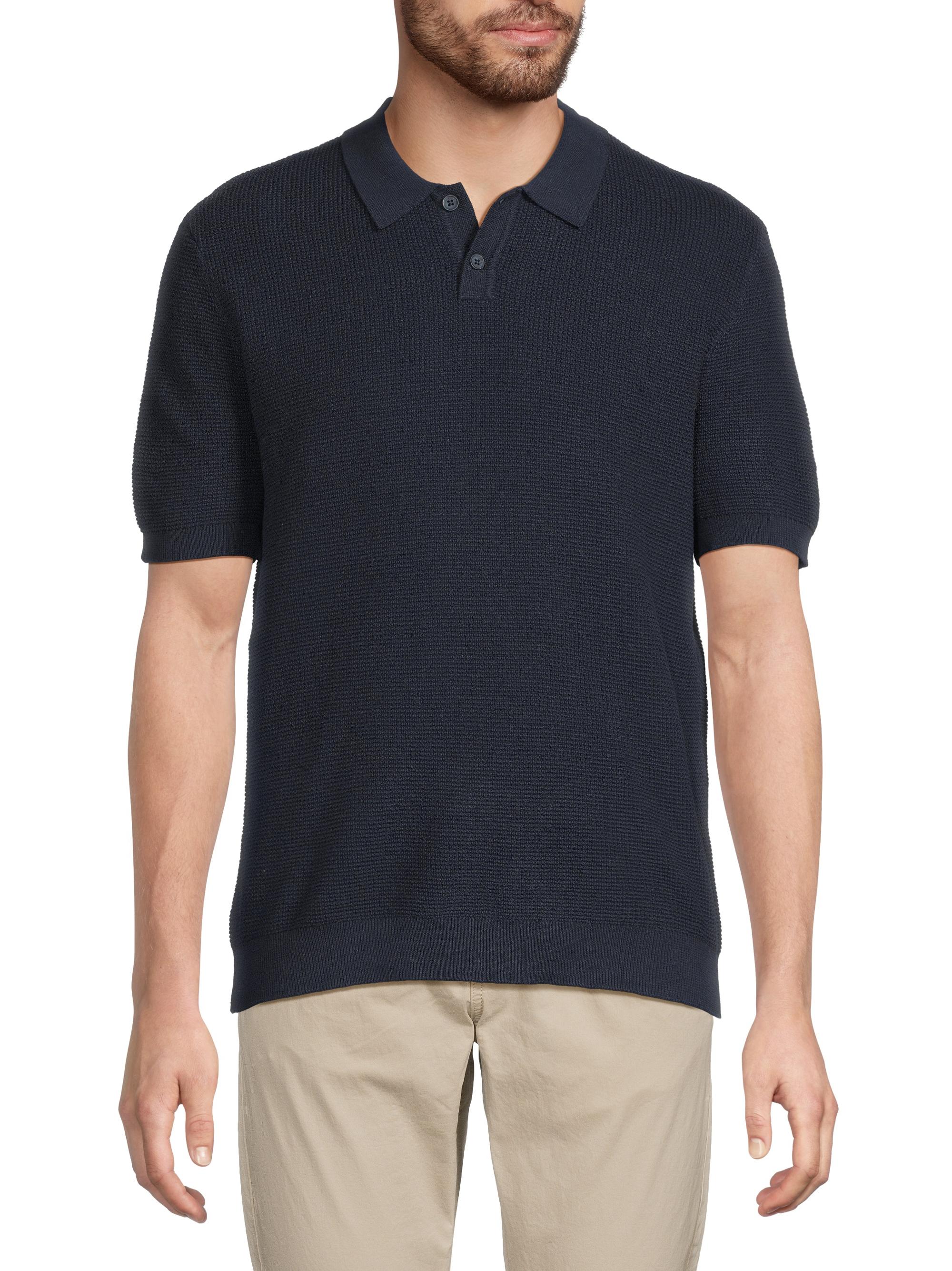 Click here for Saks Fifth Avenue Mens Piqué Knit Polo Shirt - Dee... prices