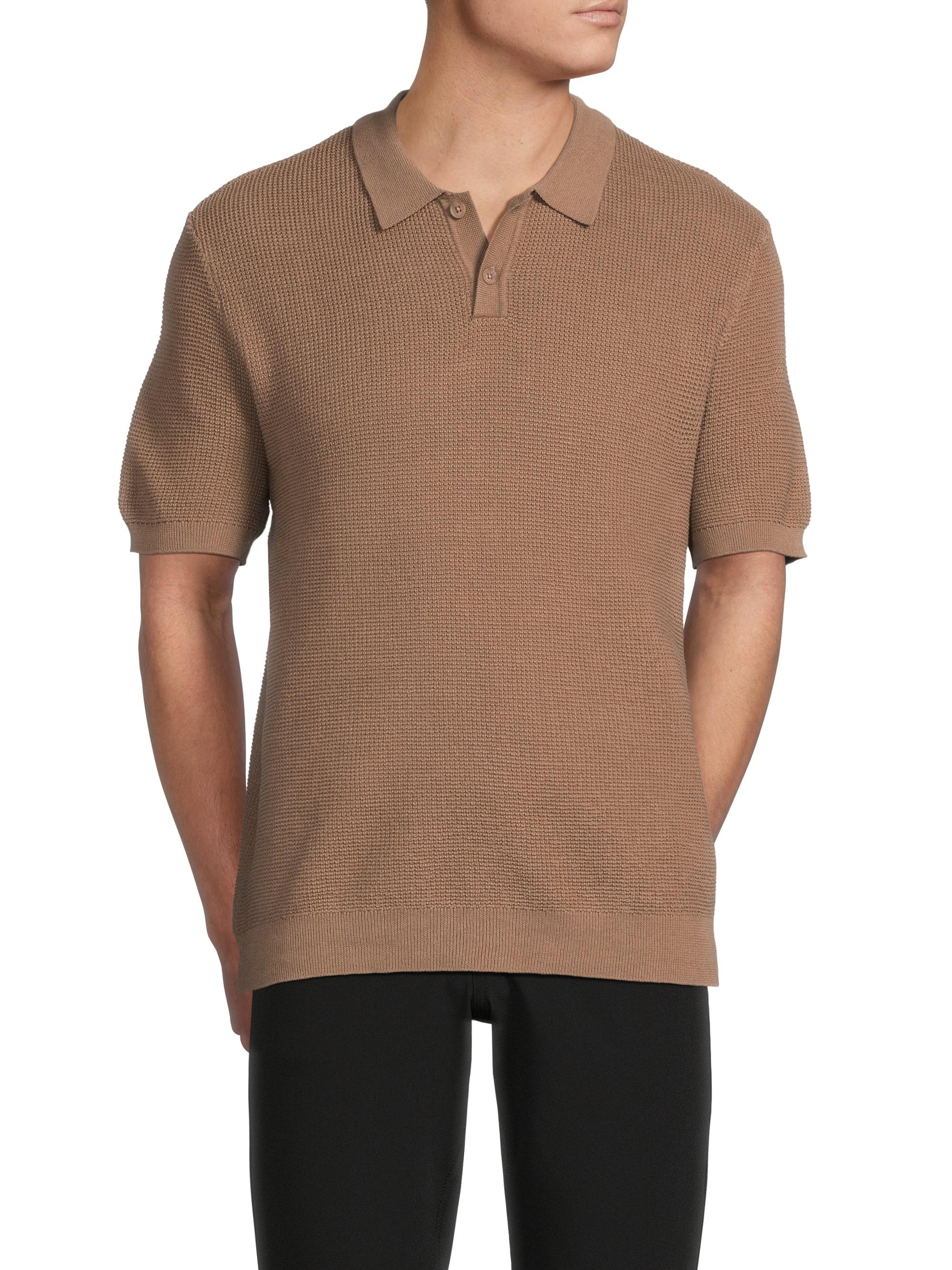 Click here for Saks Fifth Avenue Mens Piqué Knit Polo Shirt - Sep... prices