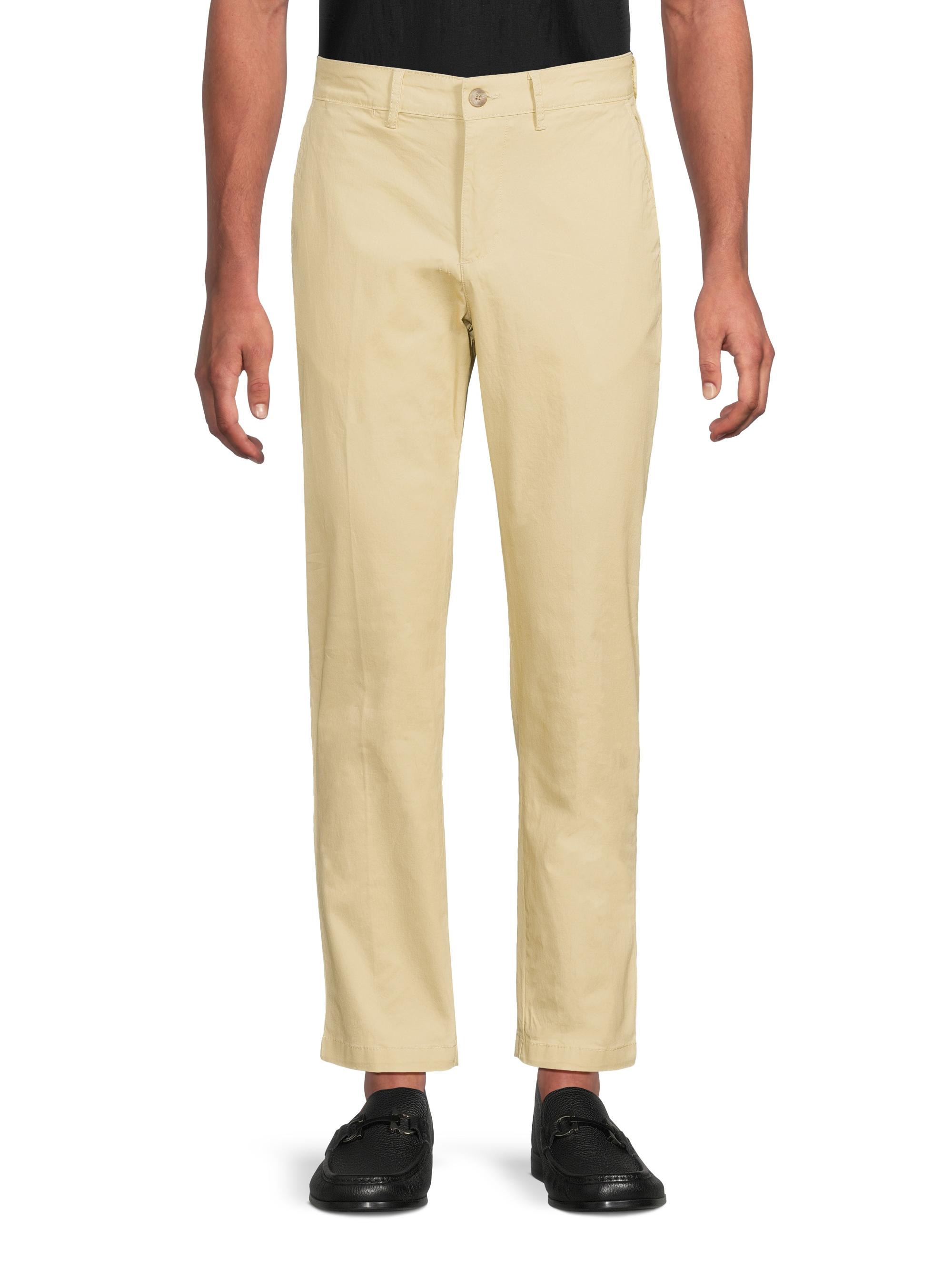 Click here for Saks Fifth Avenue Mens Flat Front Straight Chino P... prices