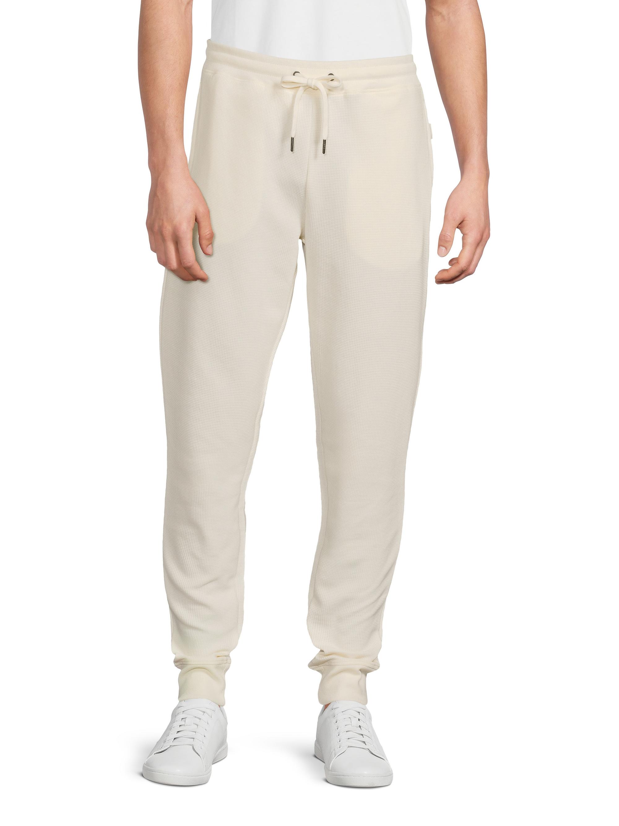 Click here for Onia Mens Waffle-Knit Joggers - Cream - Size L prices
