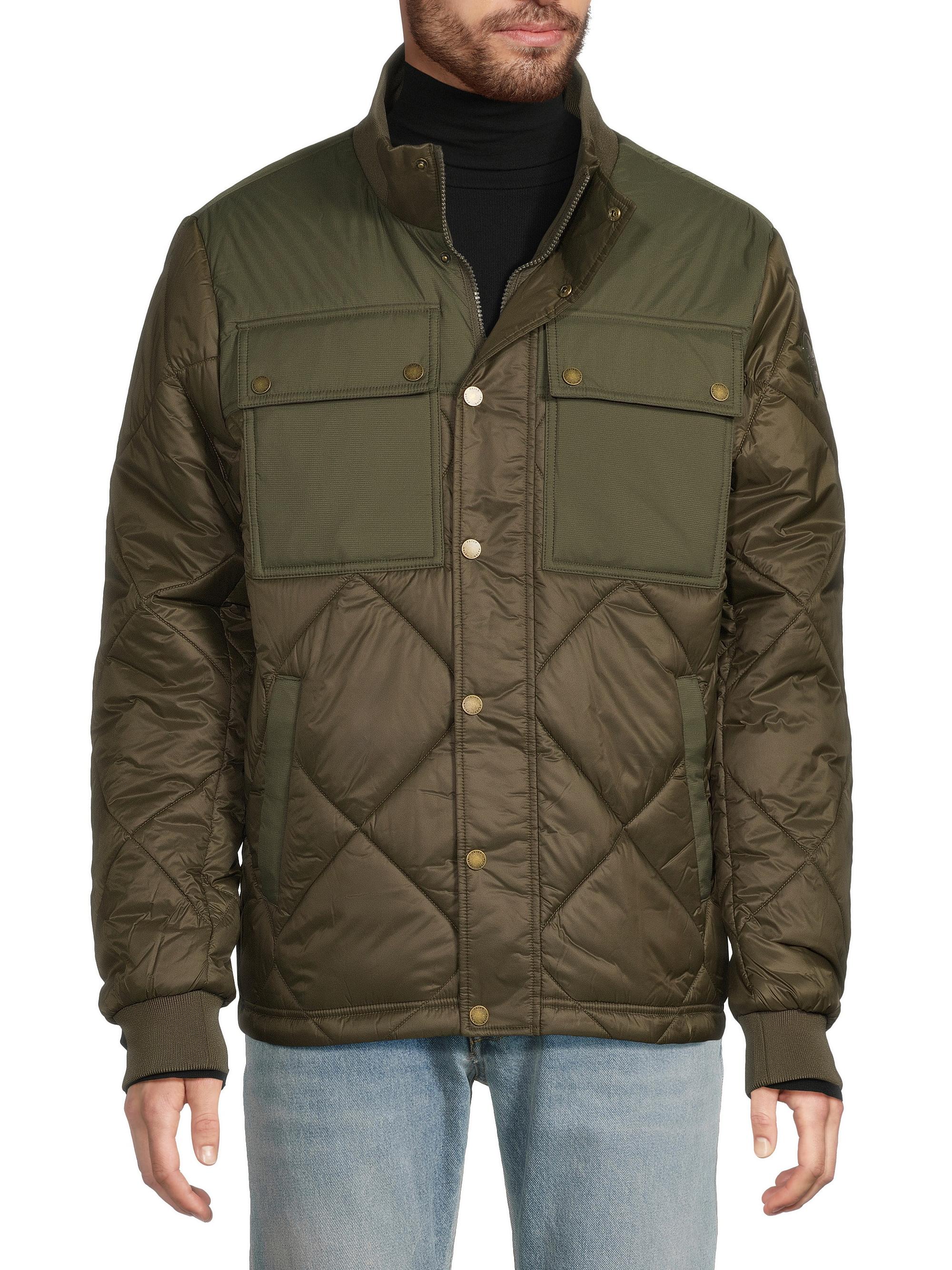 Click here for Pajar Mens Obsidian Quilted Nylon Jacket - Militar... prices