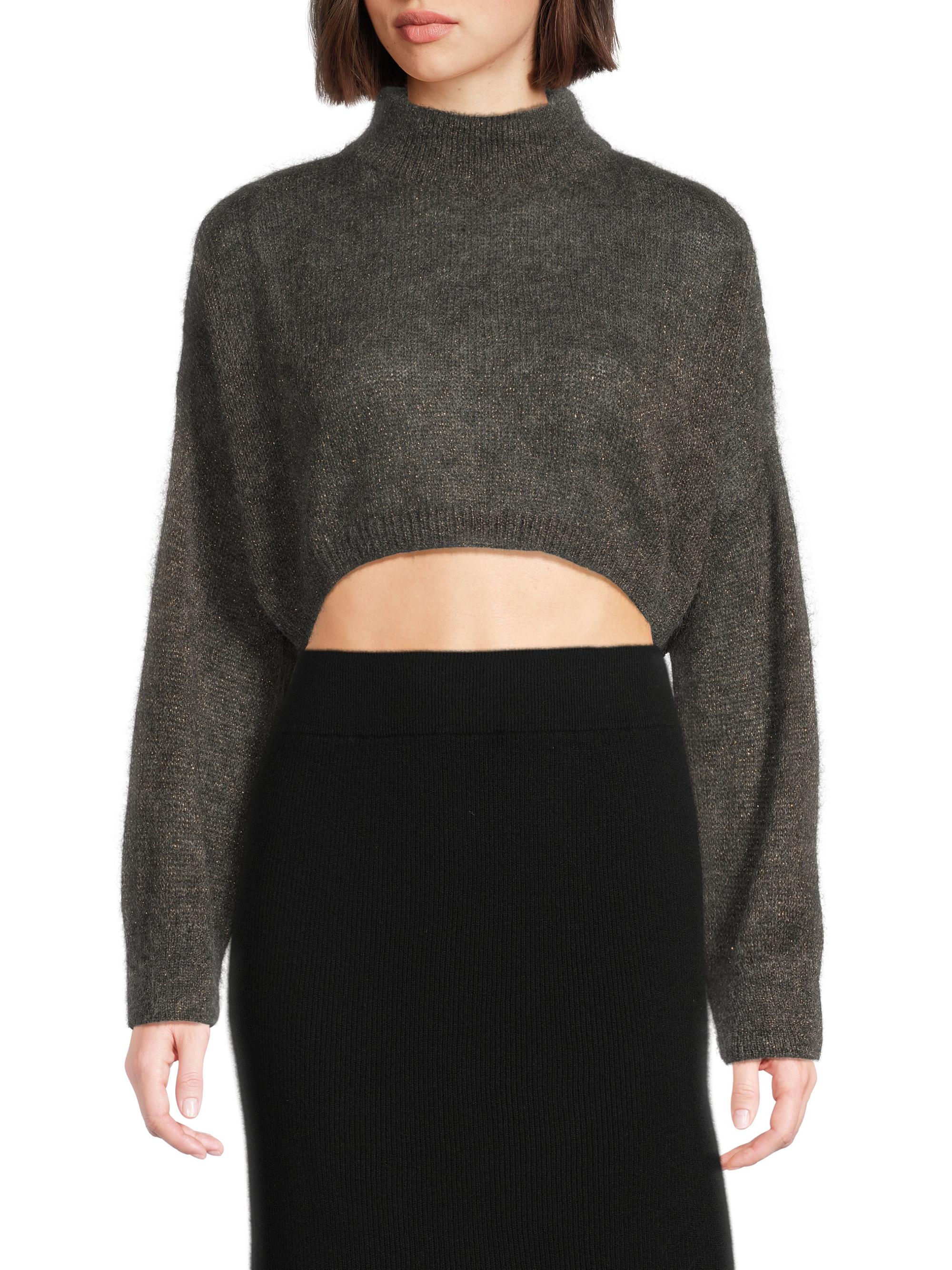 Click here for Brunello Cucinelli Womens High-Low Mohair Blend Sw... prices