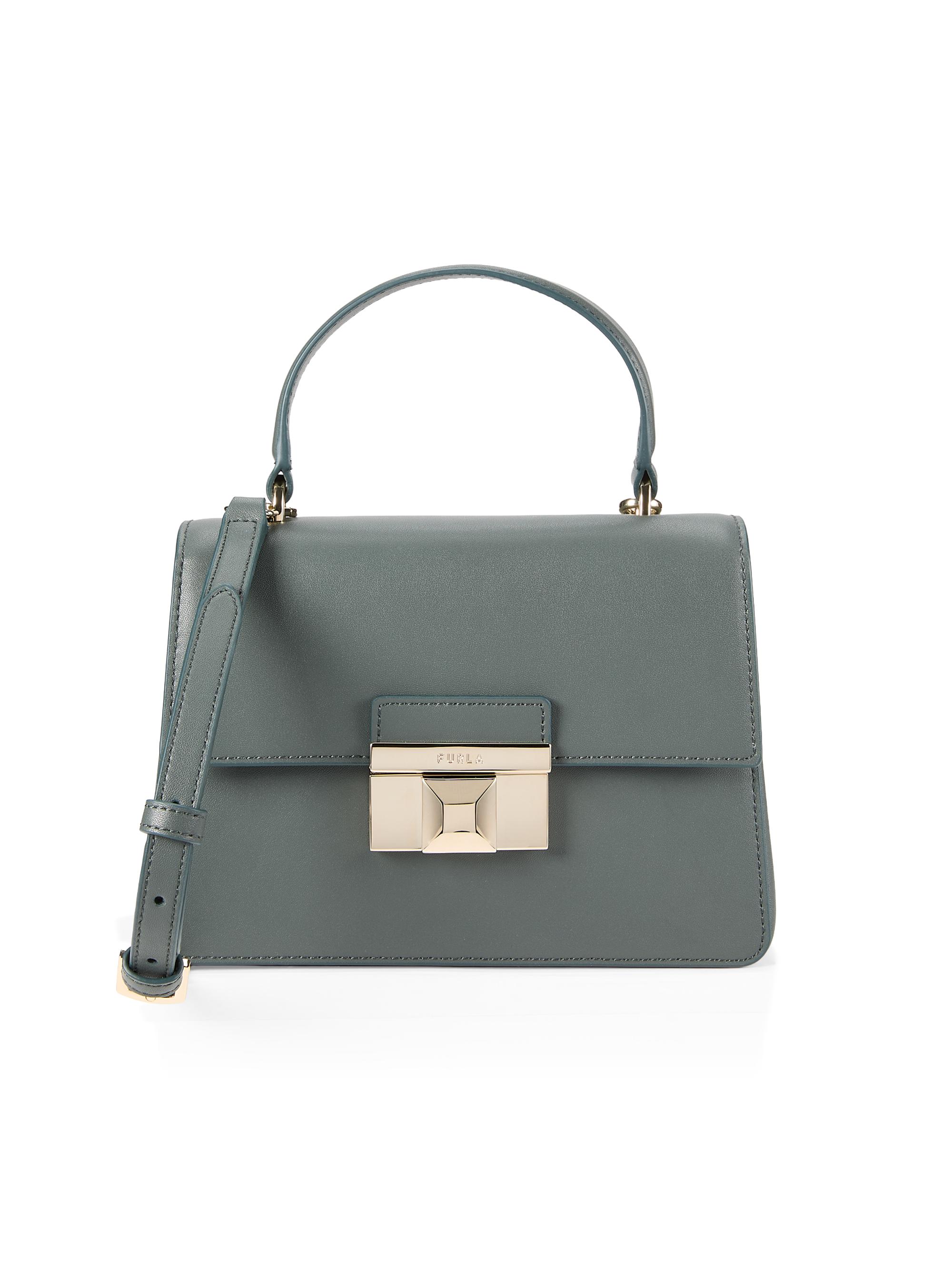 Click here for Furla Womens Venere Mini Leather Satchel - Royal B... prices